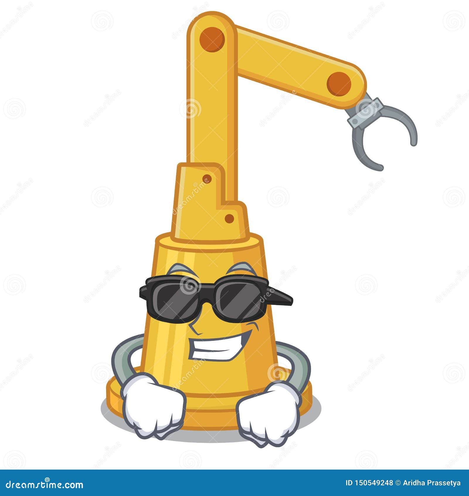 Super Cool Assembly Automation Machine the Cartoon Shape Stock Vector ...