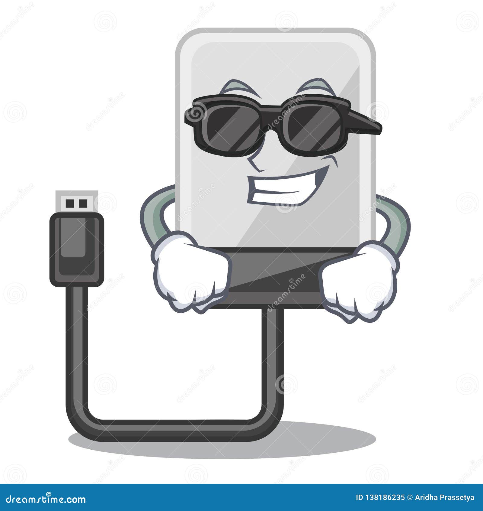 Super Cool Hasrd Cartoon Drive on Wooden Table Stock Vector ...