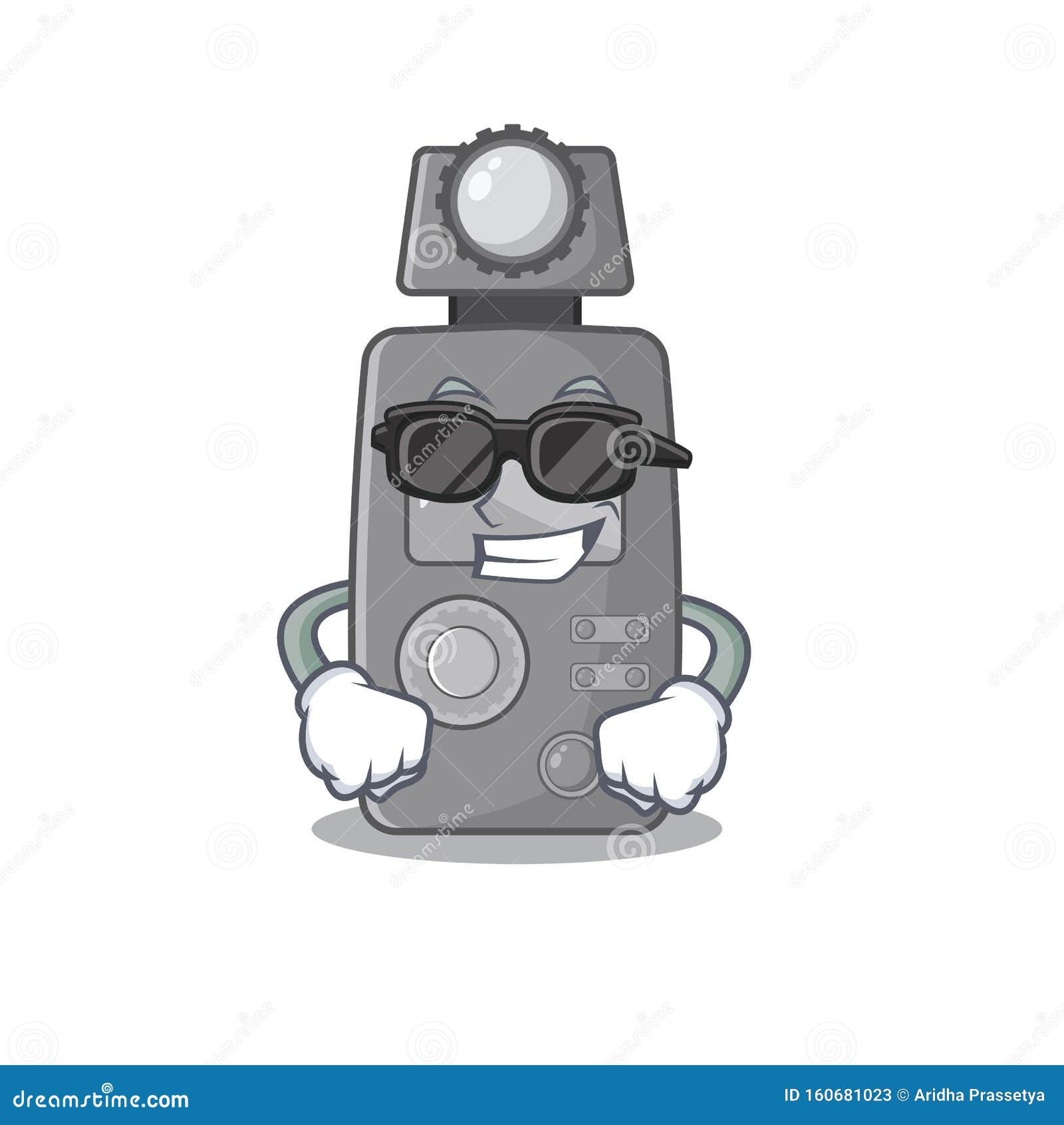 Super Cool Light Meter Isolated with the Cartoon Stock Vector ...