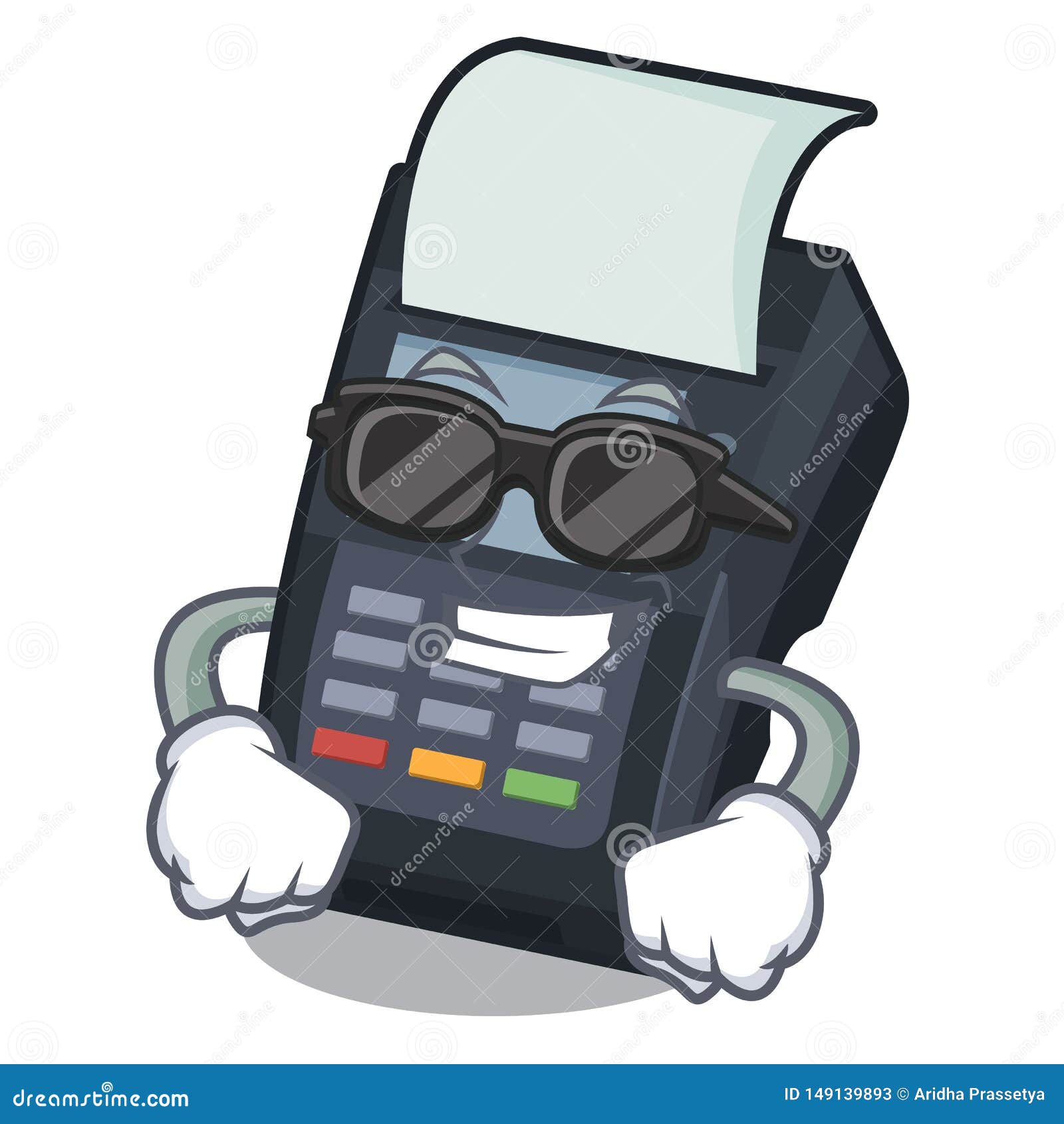 Super Cool Machine EDC Isolated in the Mascot Stock Vector ...