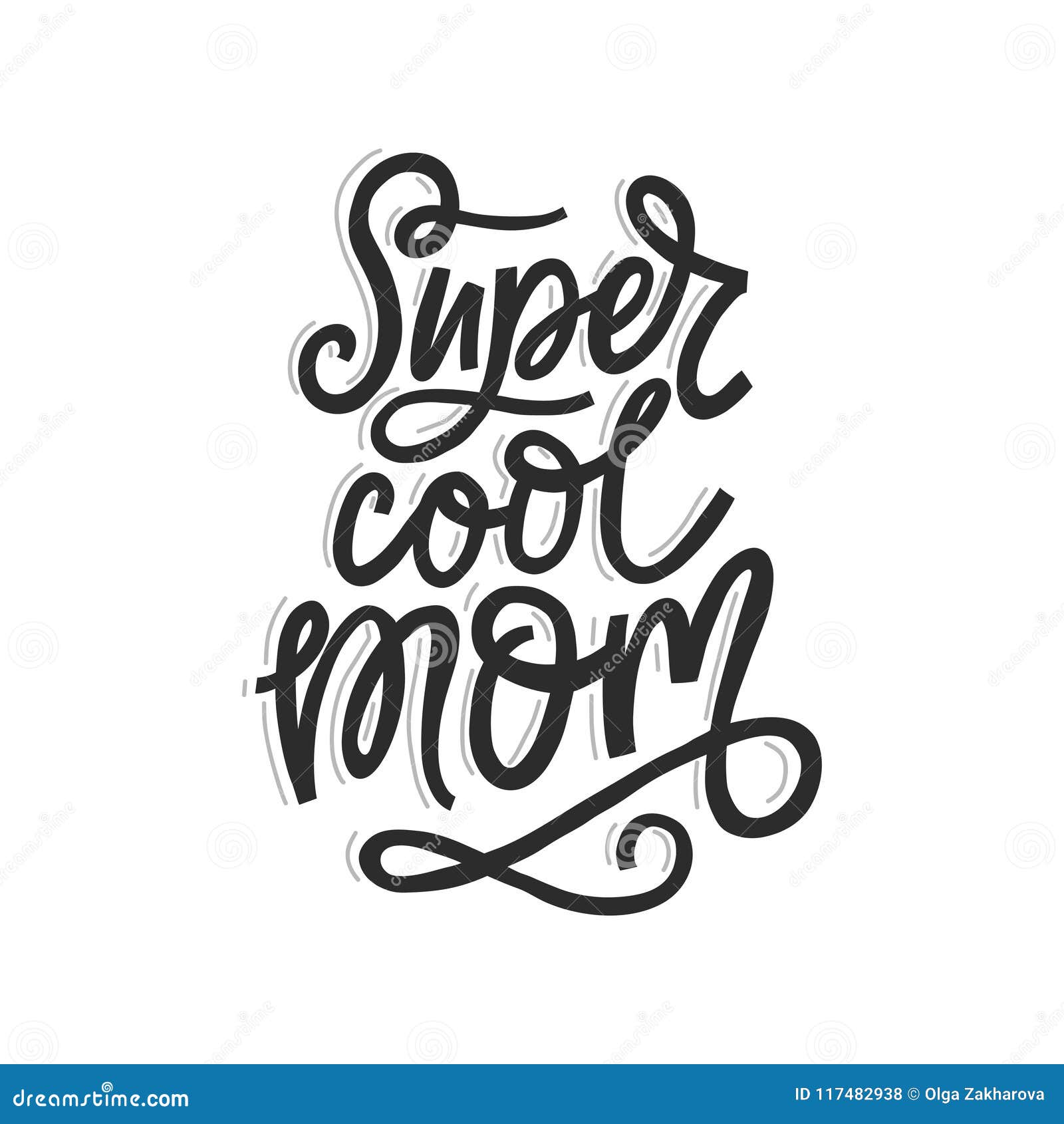 Super cool mom stock vector. Illustration of mothers - 117482938