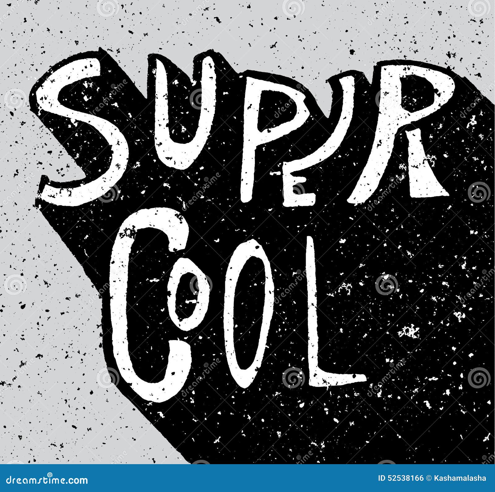 Super Cool Noisy Grunge Lettering Stock Vector - Illustration of ...