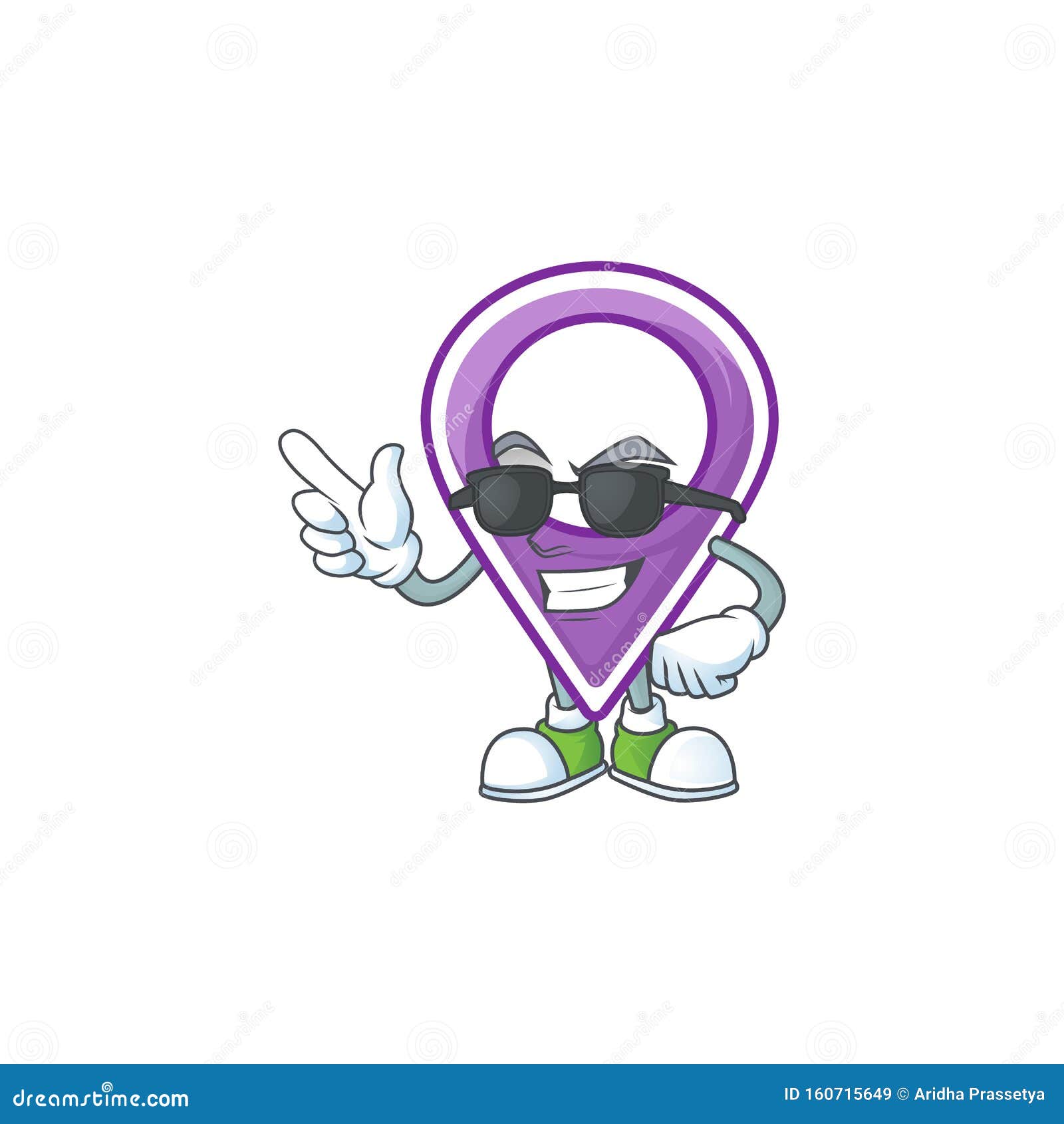 Super Cool Pin Location Icon for Direction Clue Stock Vector ...