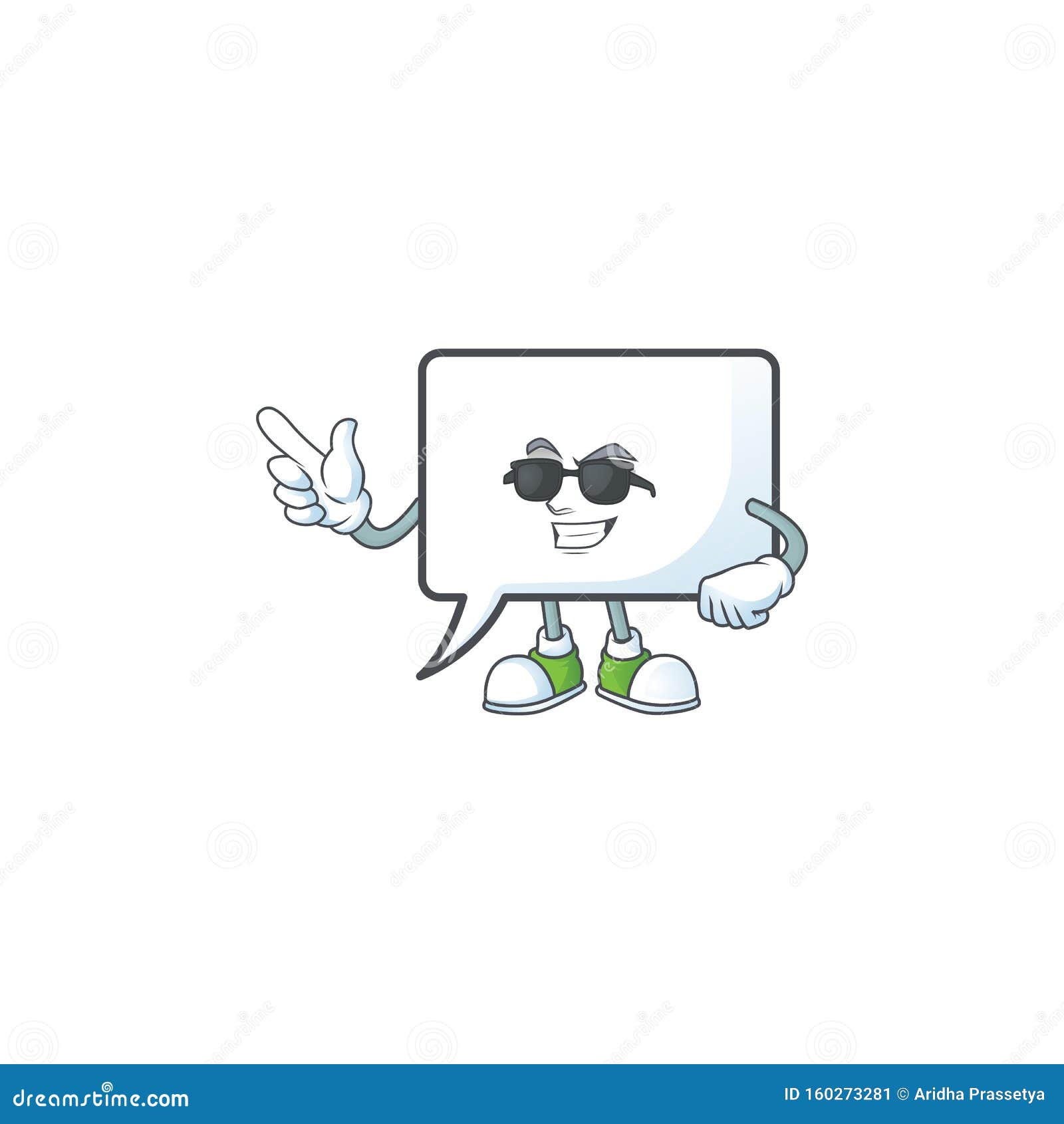 Super Cool Rectangle Bubble for Comic Column Text Stock Vector ...