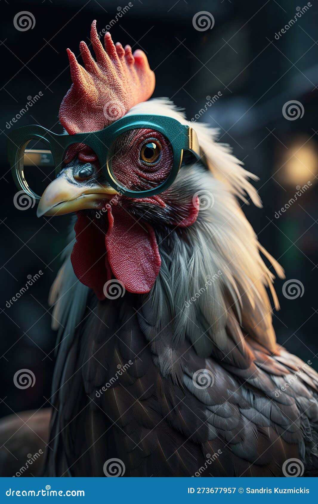 Super Rooster Vector Illustration | CartoonDealer.com #22119198