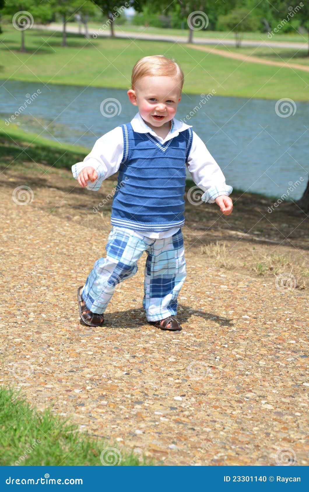 Super Cute Toddler stock photo. Image of grass, blue - 23301140