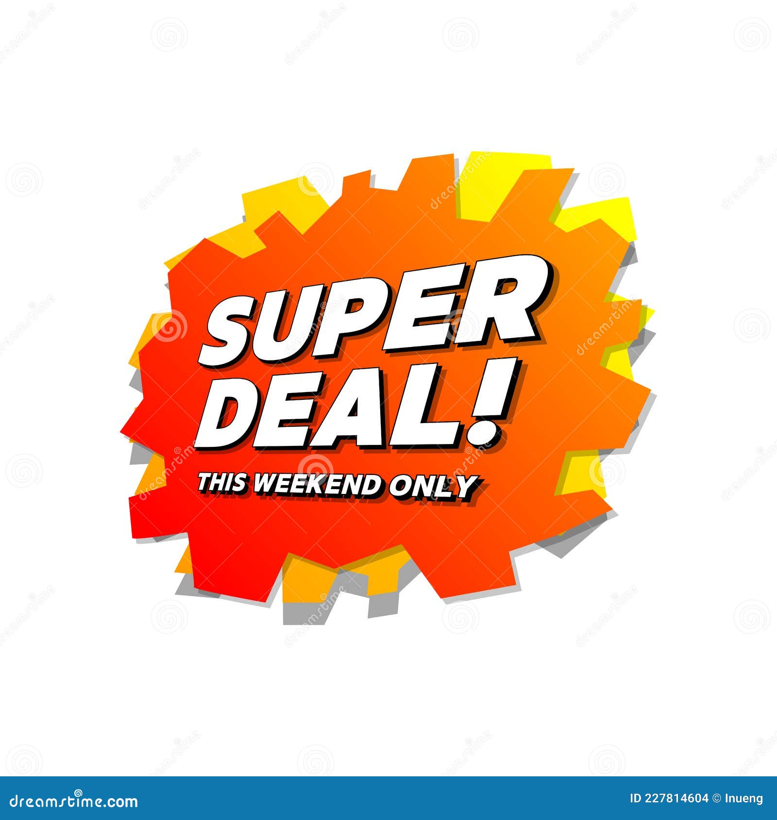 Super Deal Promotion Label Vector Stock Vector - Illustration of deal ...