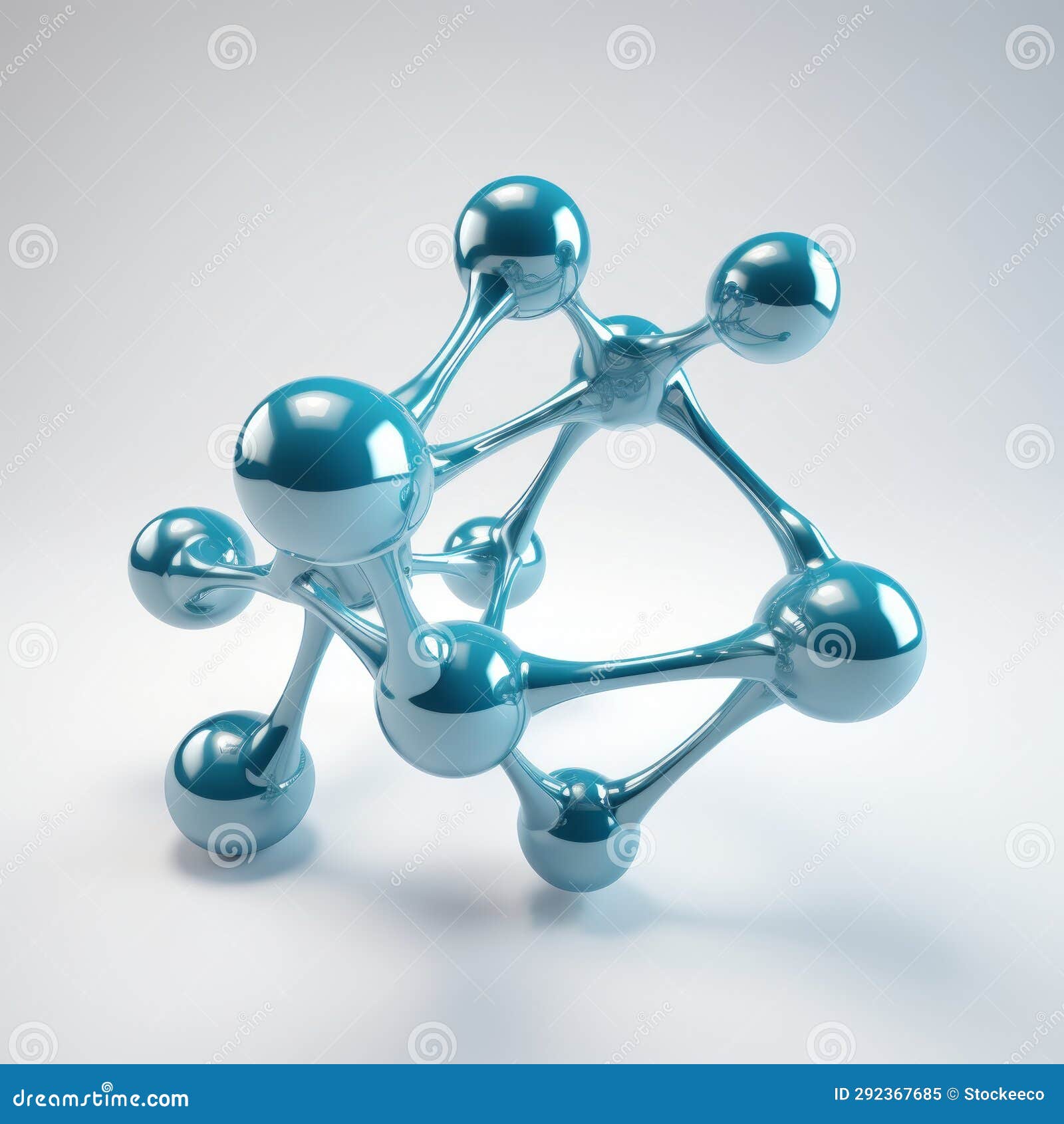 Super Detailed 3d Render of Isolated Oxygen Molecule Stock Illustration ...