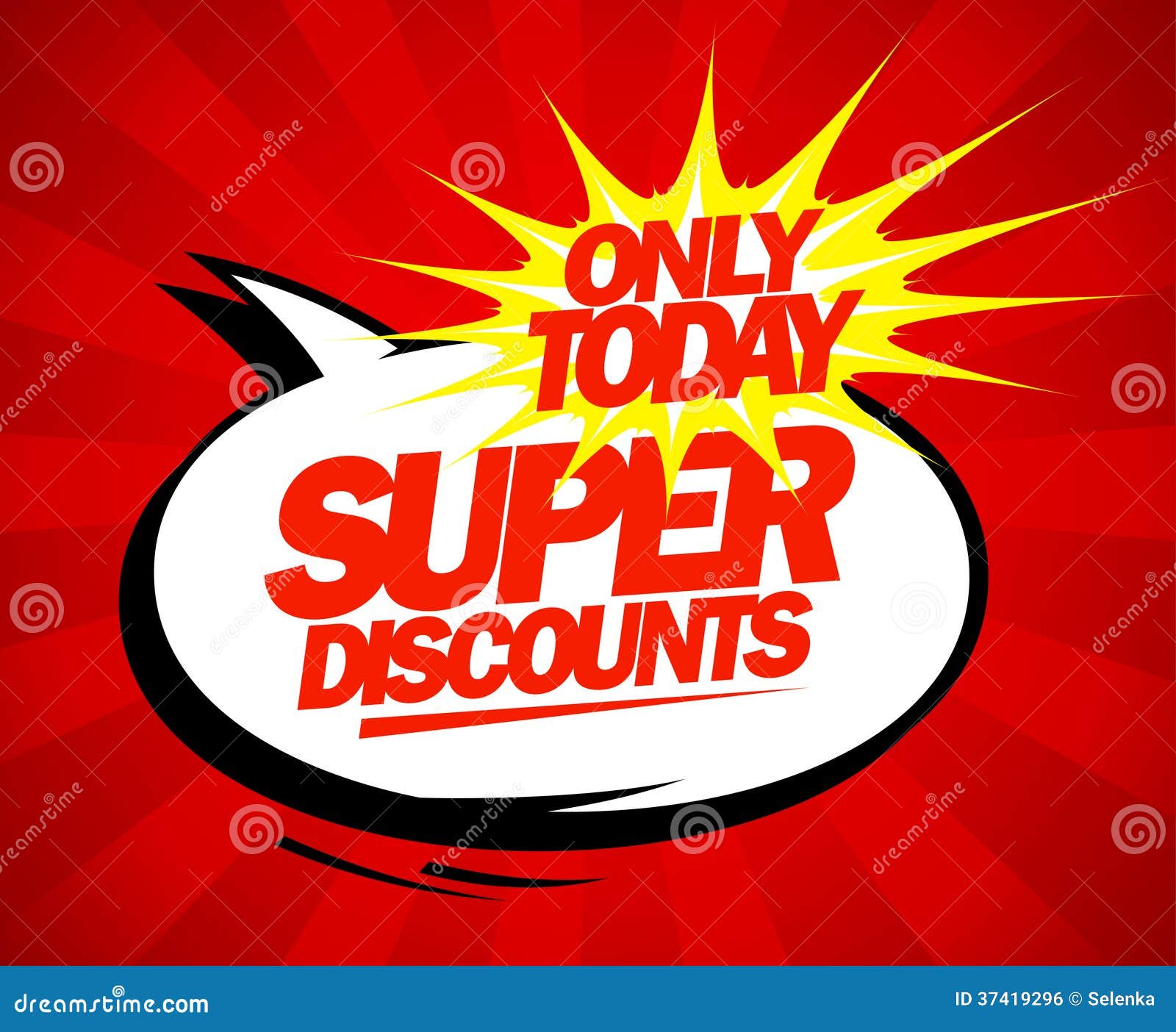 Super Discounts Design Pop-art Style. Stock Vector - Illustration of ... Super Discounts Design Pop-art Style. Stock Vector - Illustration of ...