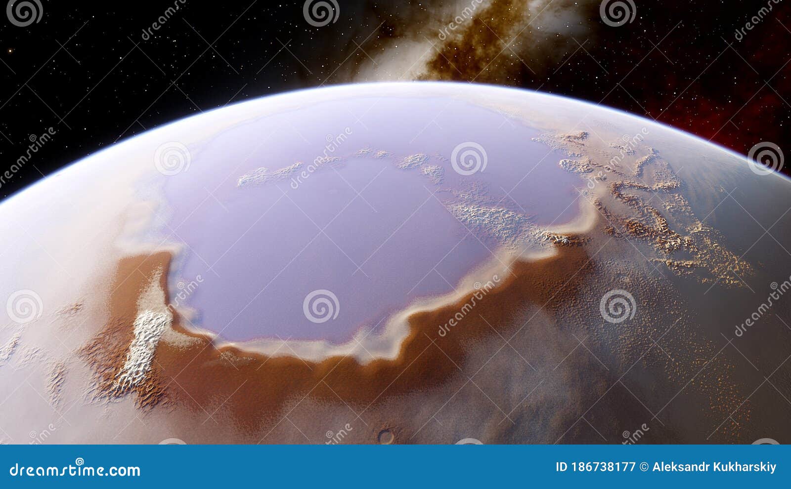 Super-earth Planet, Realistic Exoplanet, Planet Suitable For ...