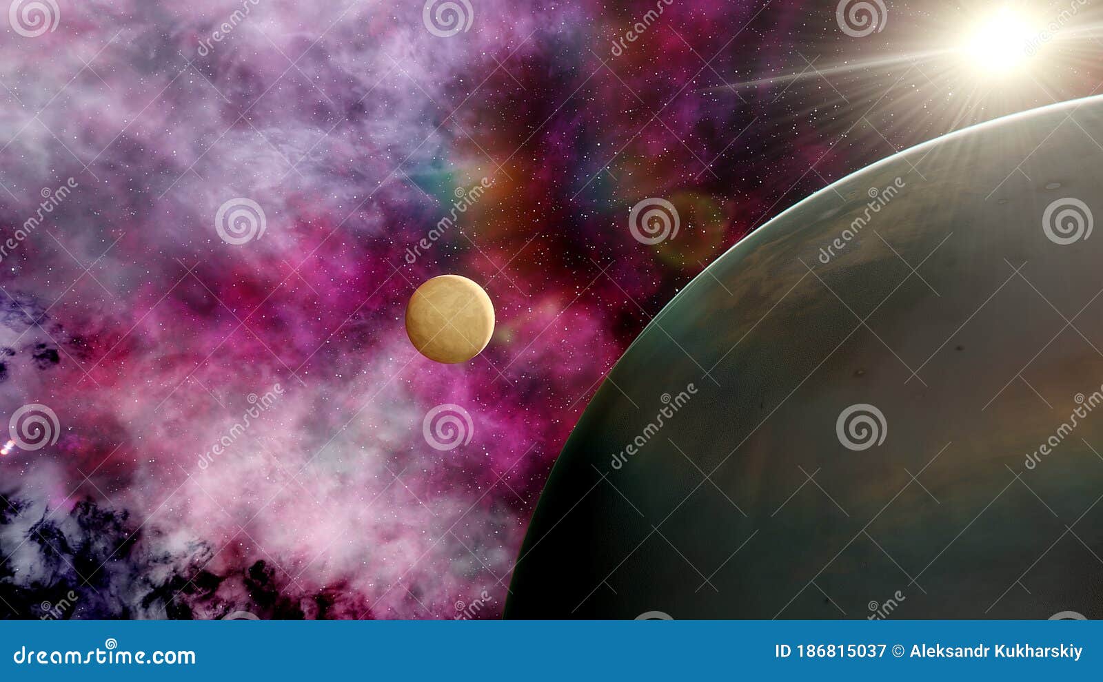 Super-earth Planet, Realistic Exoplanet, Planet Suitable for ...