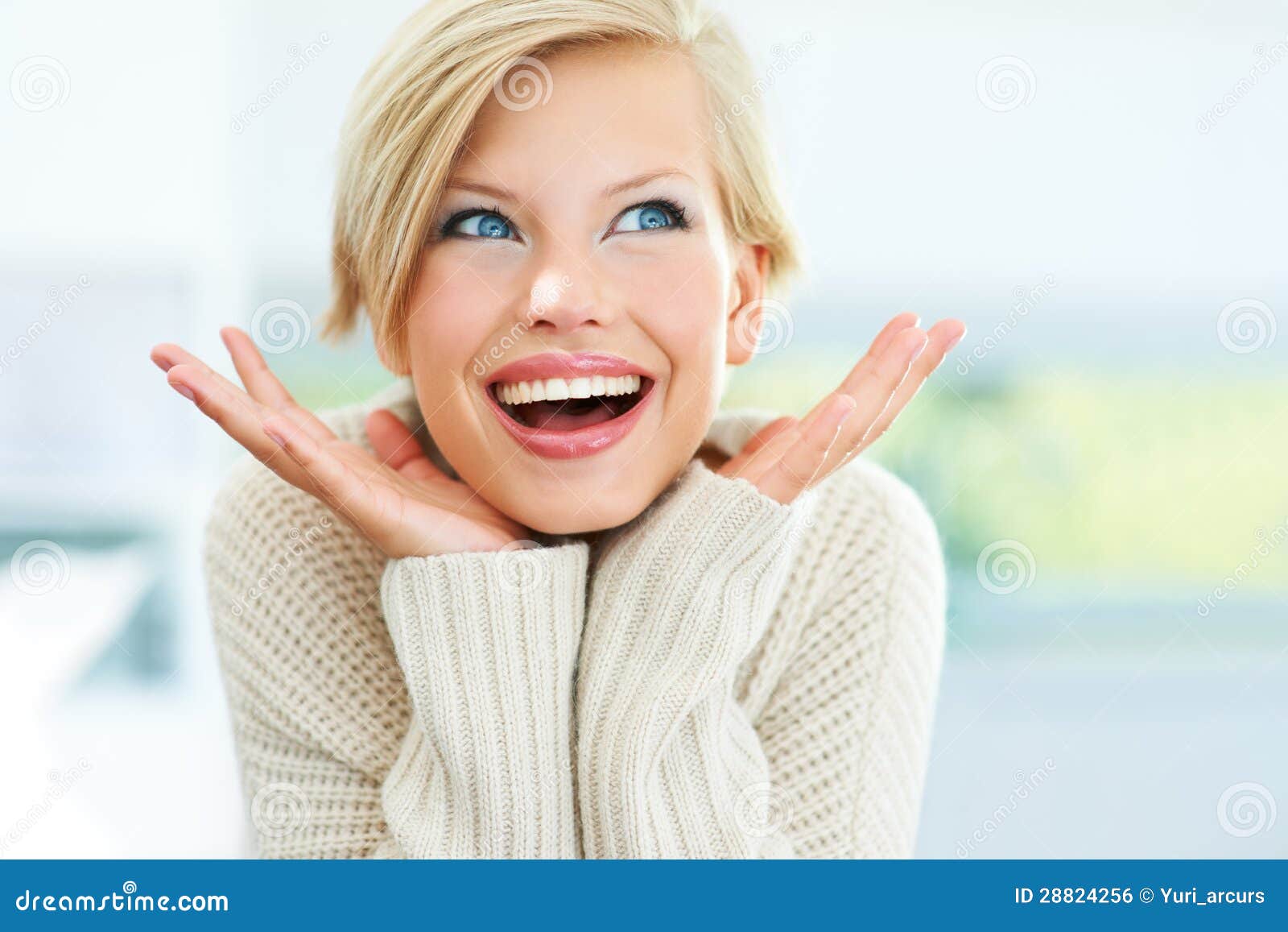 Super excited! stock photo. Image of face, caucasian - 28824256
