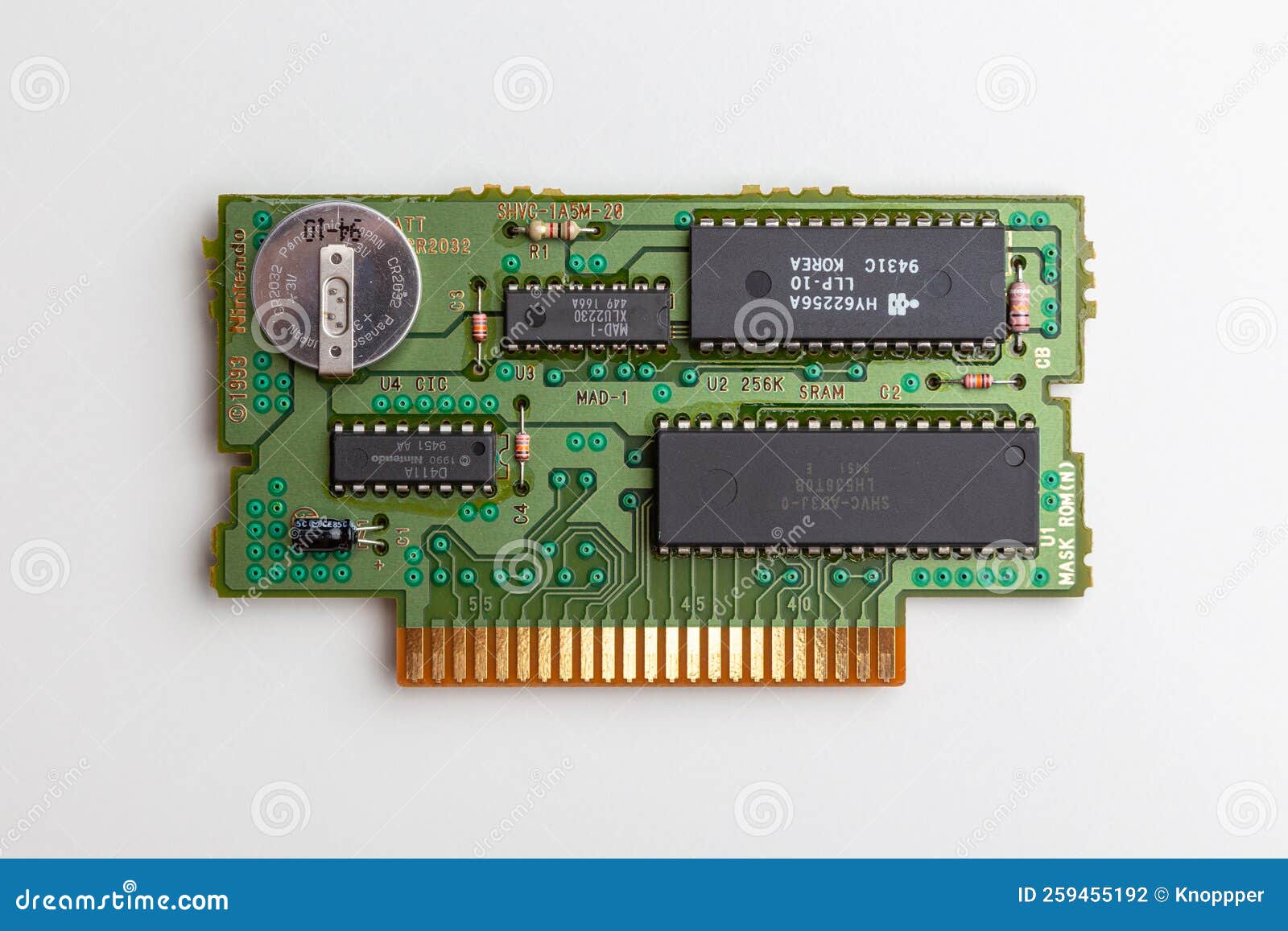 Super Famicom Cartridge Microchip Editorial Photography - Image of ...