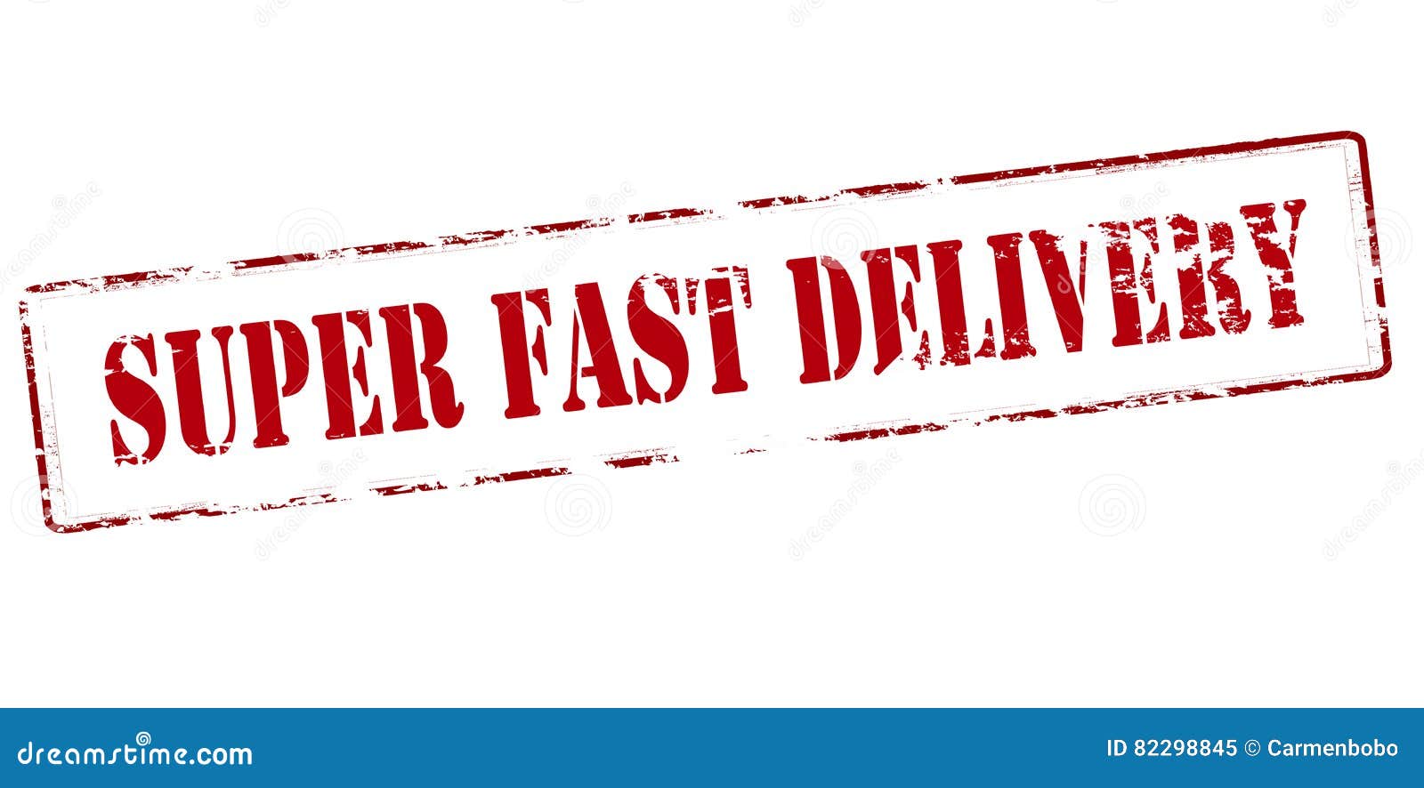 Super fast delivery stock illustration. Illustration of text - 82298845