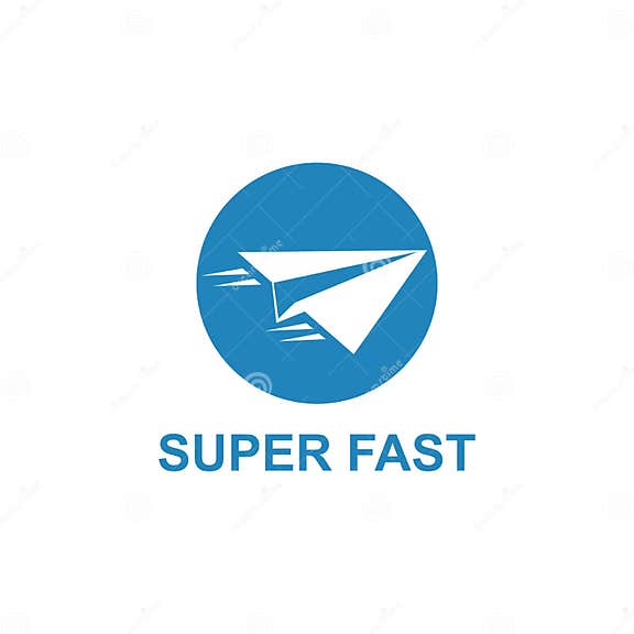 Super fast logo template stock illustration. Illustration of background ...