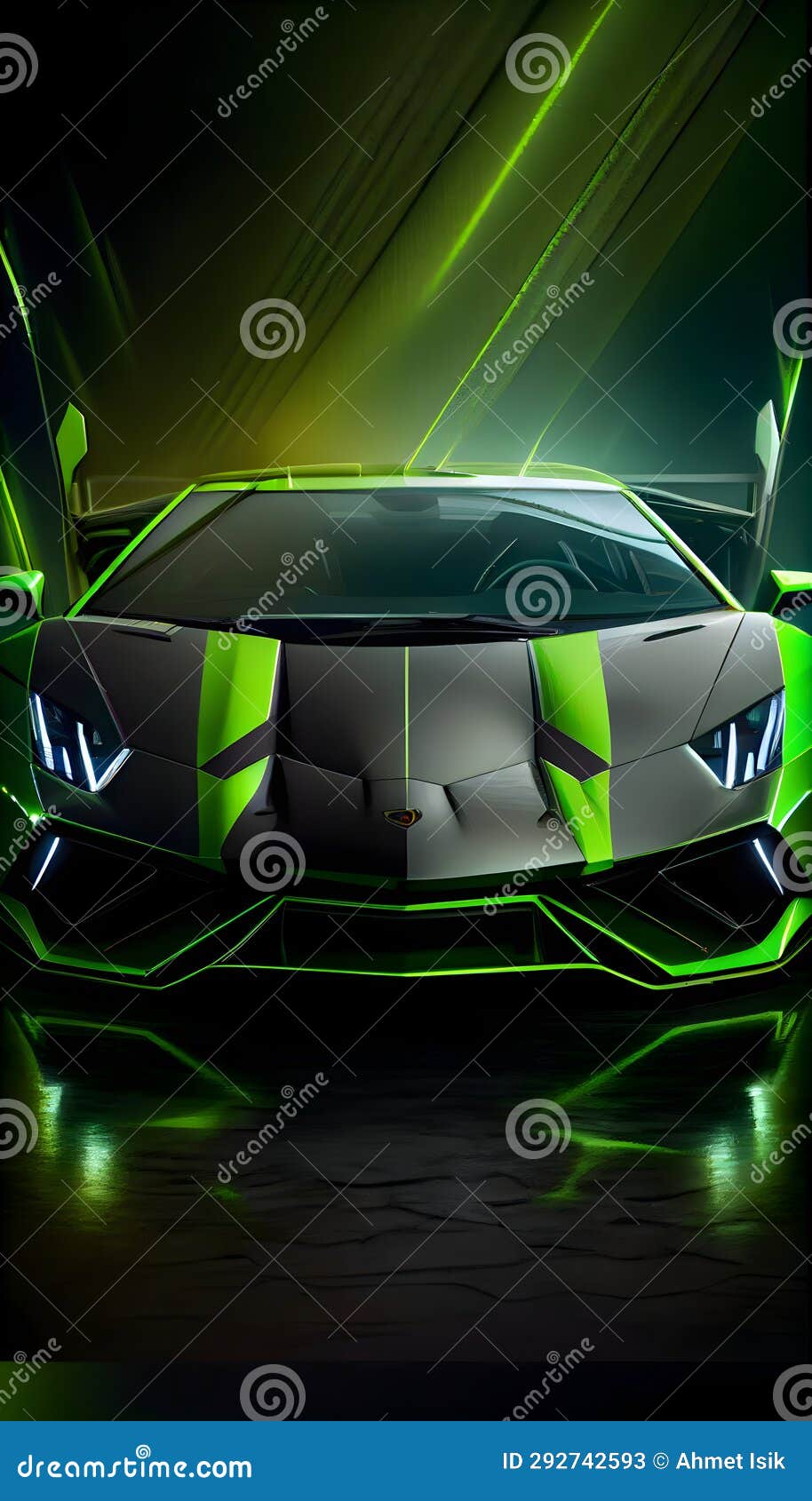 Super Fastest Car stock illustration. Illustration of speed - 292742593