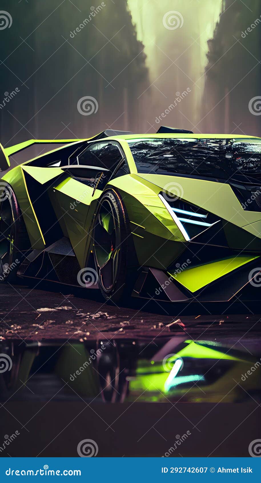 Super Fastest Car stock illustration. Illustration of hyper - 292742607