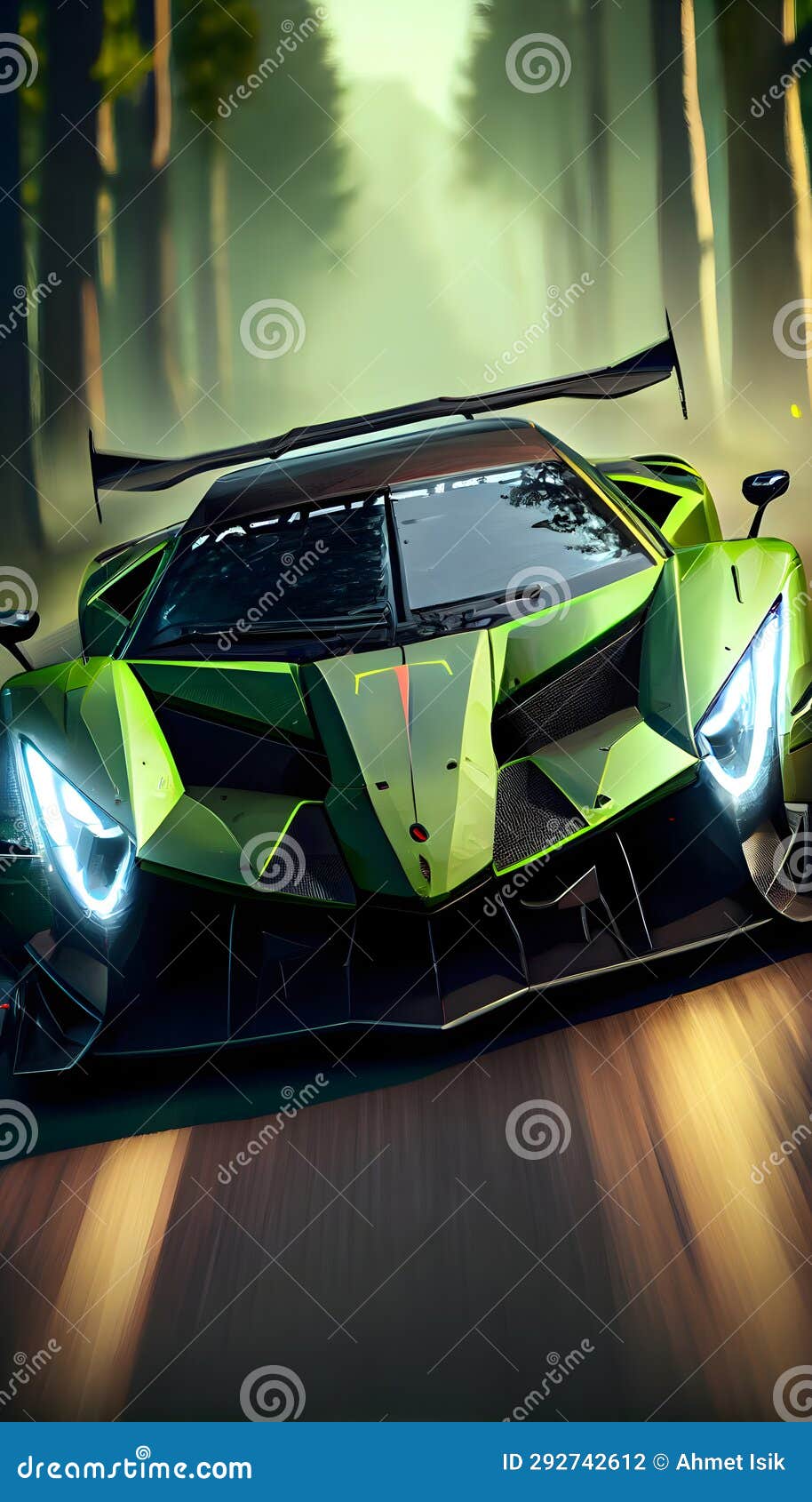 Super Fastest Car stock illustration. Illustration of exhibition ...
