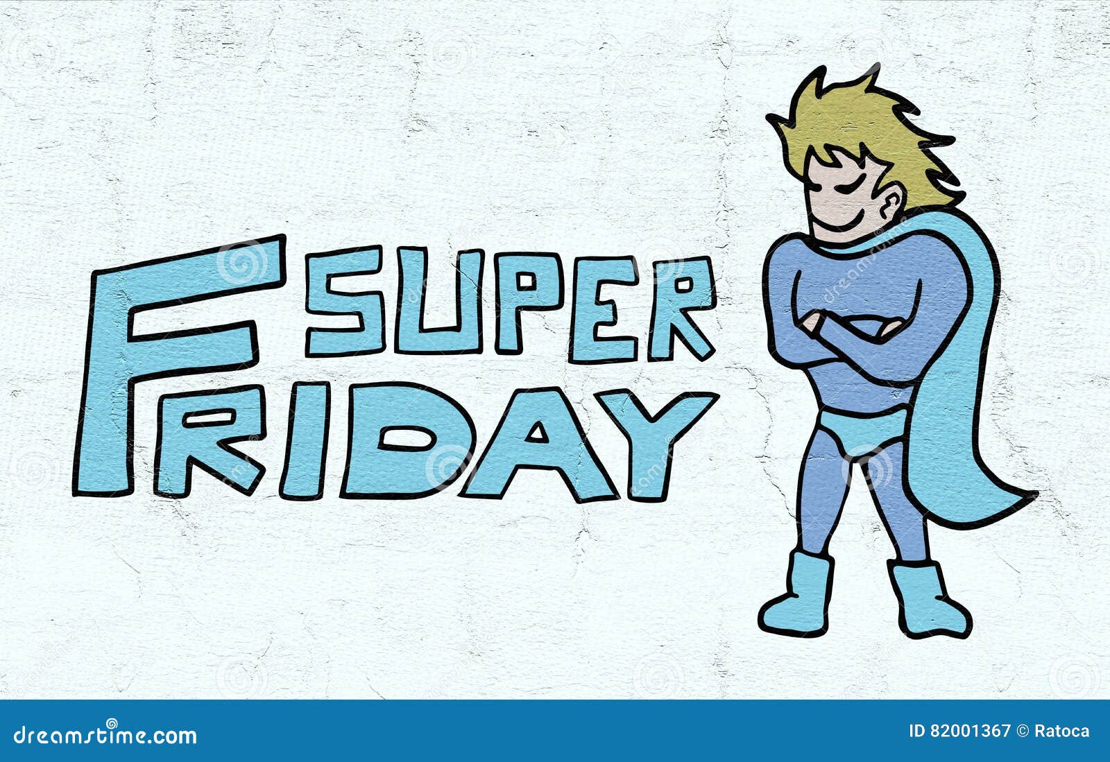 Super Friday stock illustration. Illustration of funny - 82001367