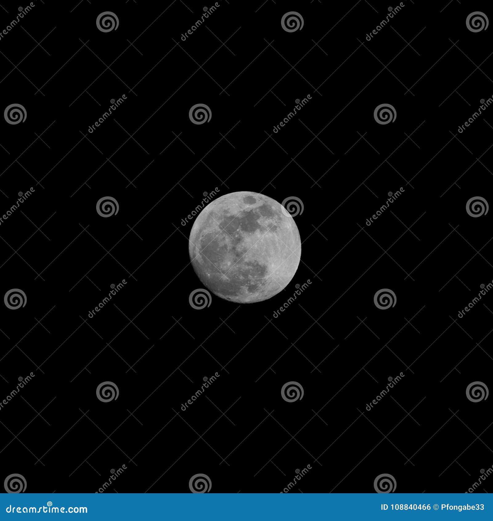 Super Full Moon at Perigee on Dark Sky Stock Photo - Image of astronomy ...