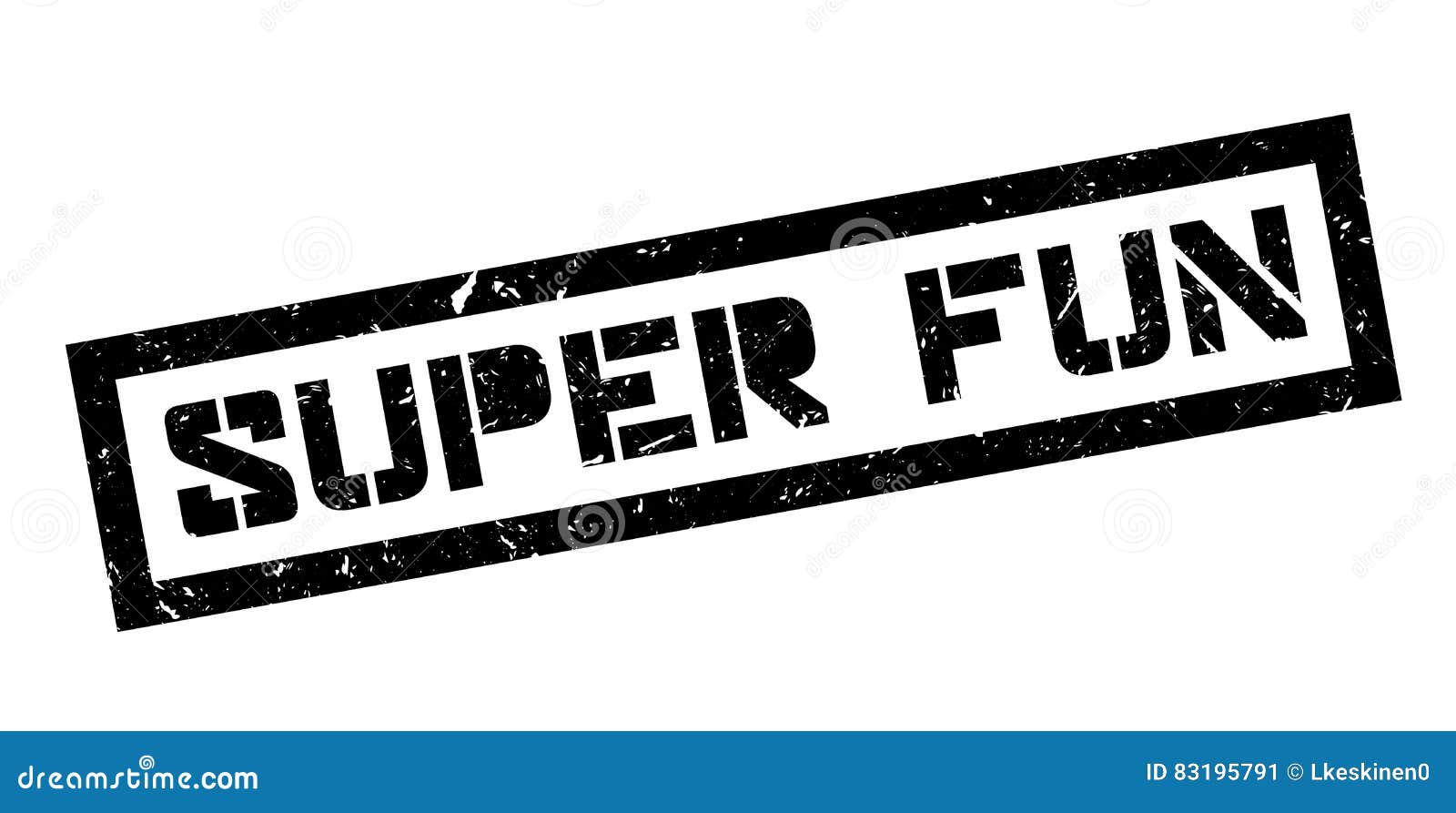 Super Fun rubber stamp stock illustration. Illustration of amuzing ...