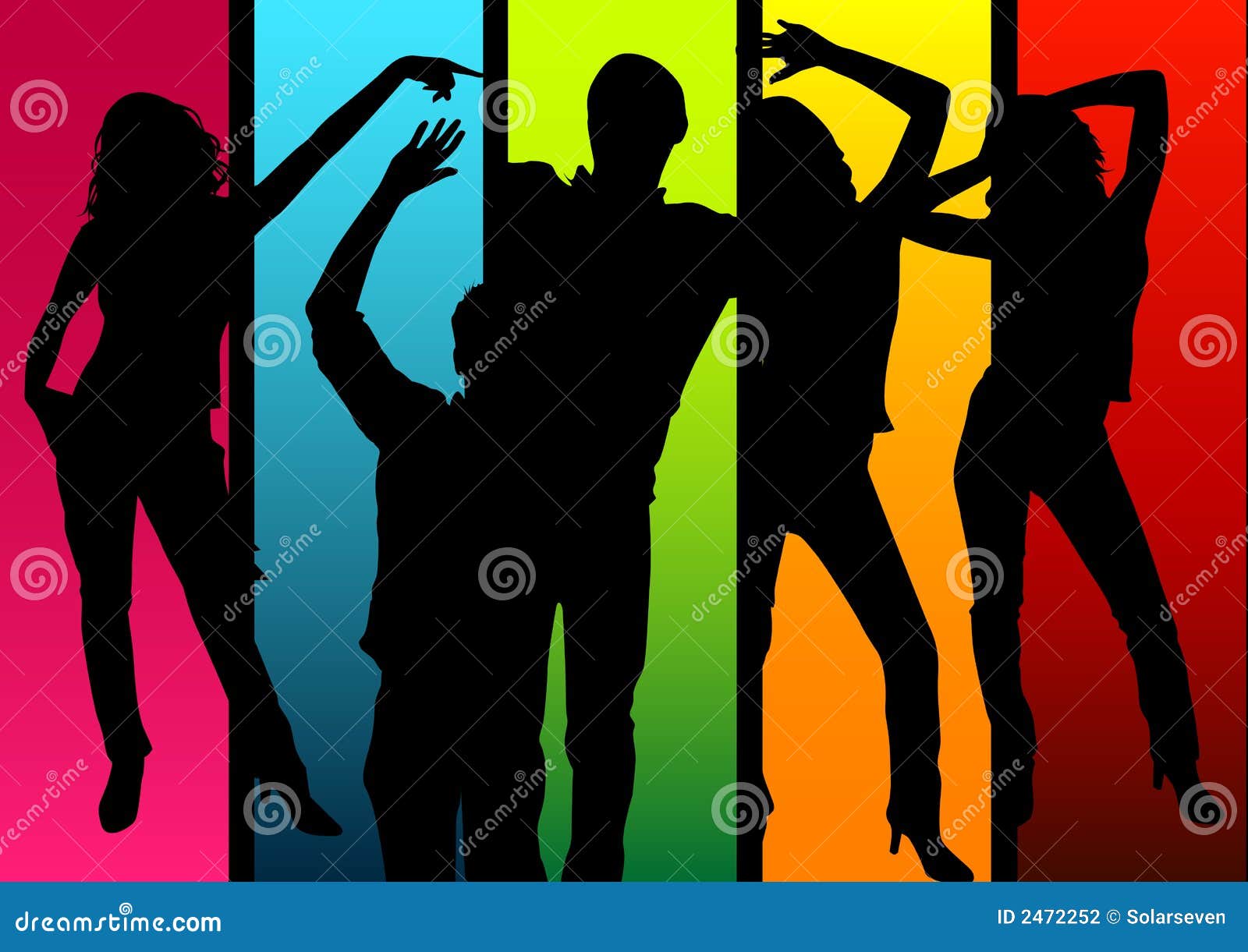 Super Funky People stock illustration. Illustration of freedom - 2472252