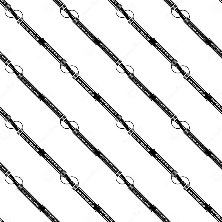 Super Glue Pattern Seamless Vector Stock Illustration - Illustration of ...