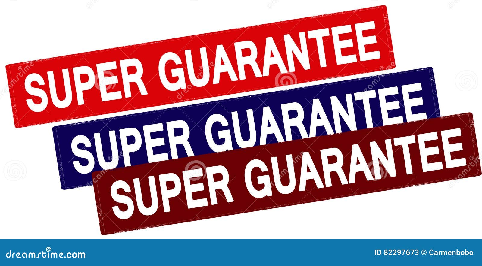 Super guarantee stock illustration. Illustration of concept - 82297673