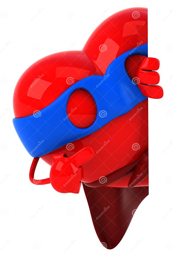 Super heart stock illustration. Illustration of classic - 43967575