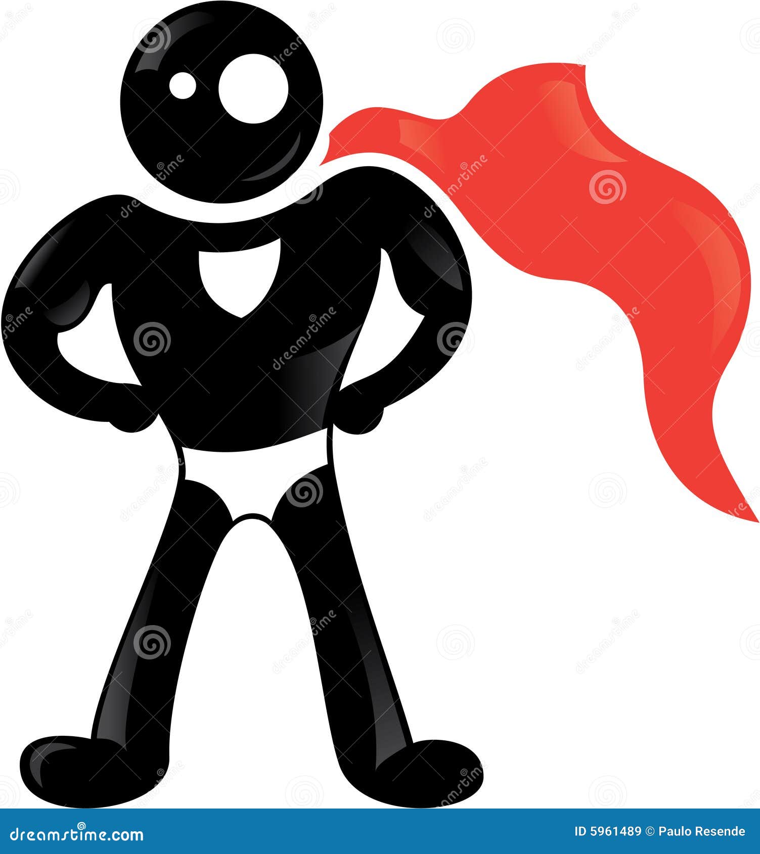 Super Helden Zwart Pictogram Vector Illustratie - Illustration of ...