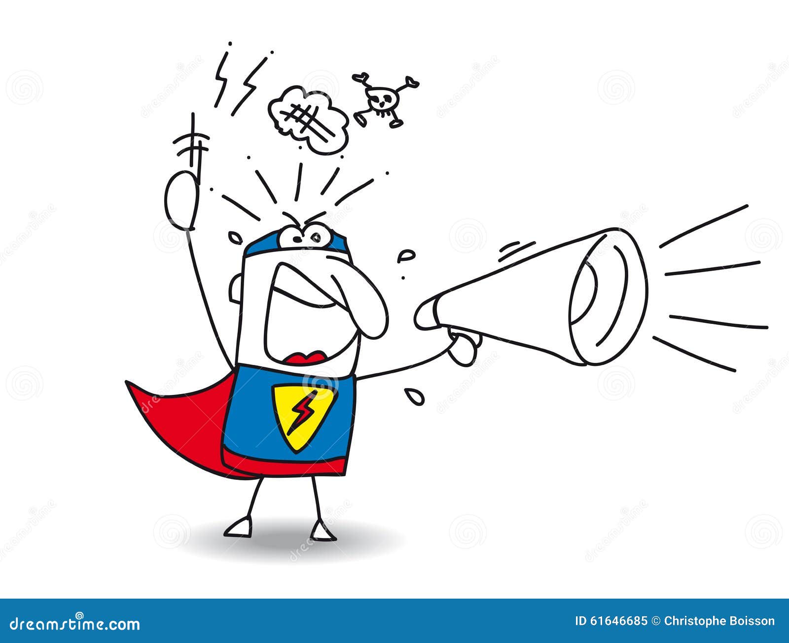 Super Angry Pig Sticker. Cartoon Vector | CartoonDealer.com #90491137