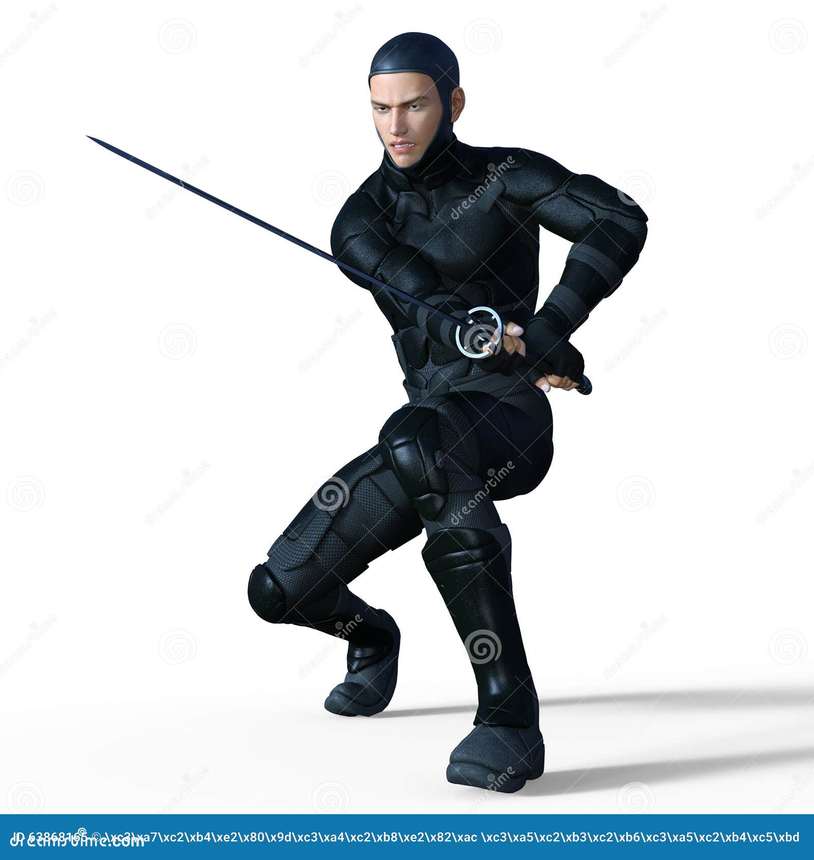 Super hero stock illustration. Illustration of sword - 63868165