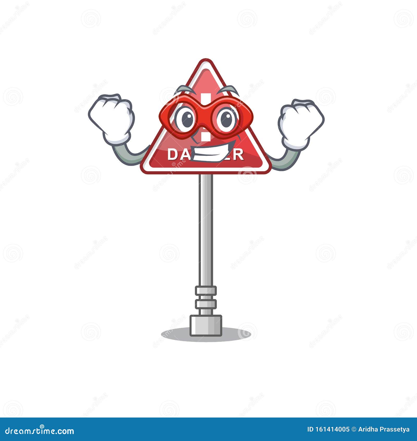 Super Hero Danger Cartoon Isolated in the Character Stock Vector ...