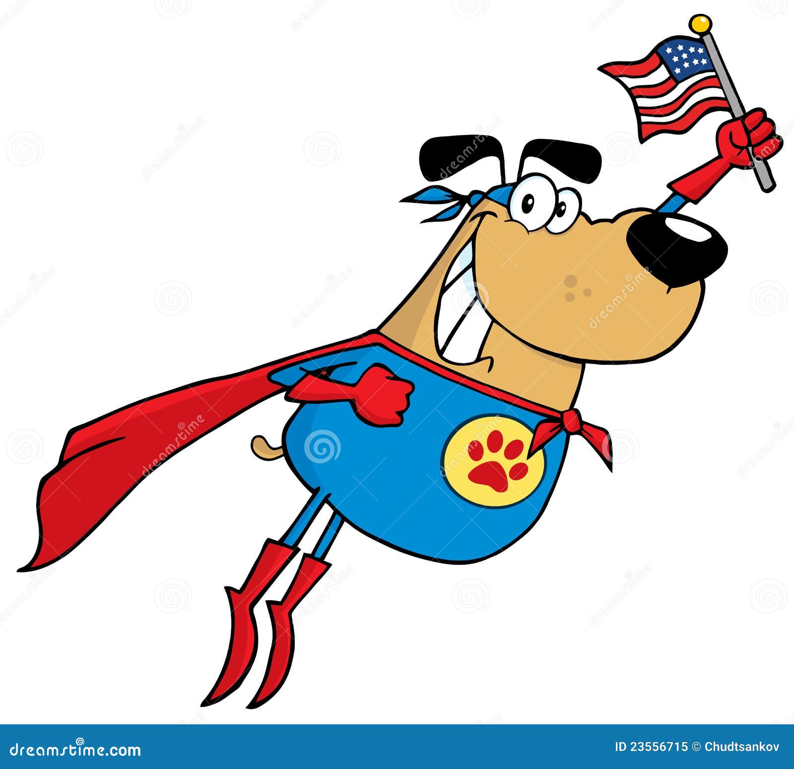 Super Hero Dog Royalty Free Stock Photo - Image: 23556715