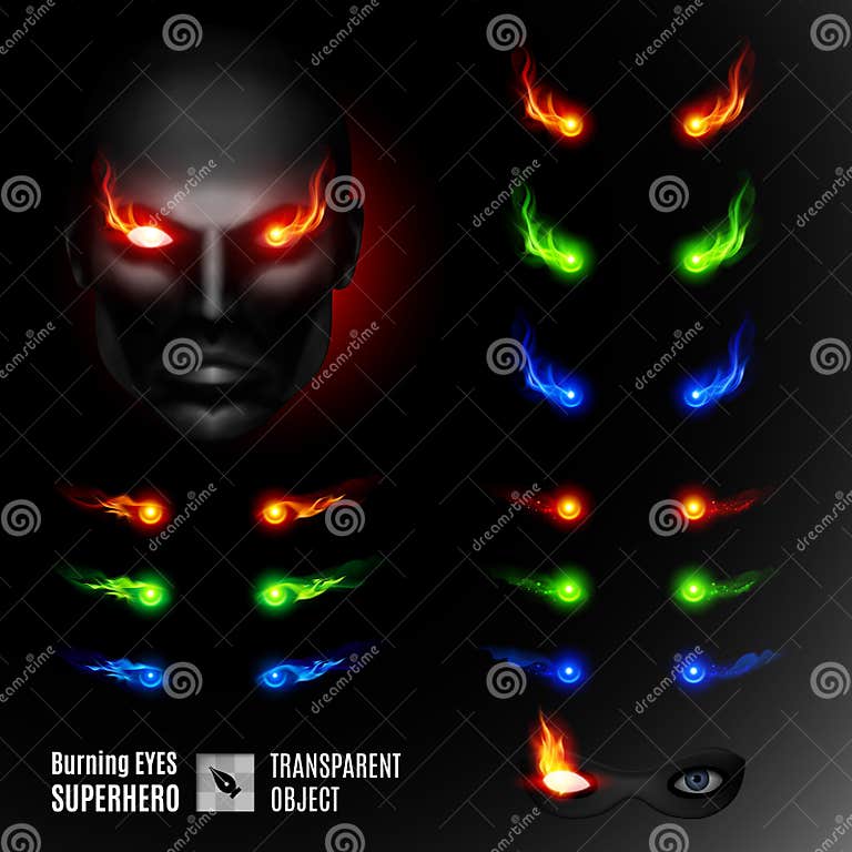 Super Hero Eyes stock vector. Illustration of concept - 66772908