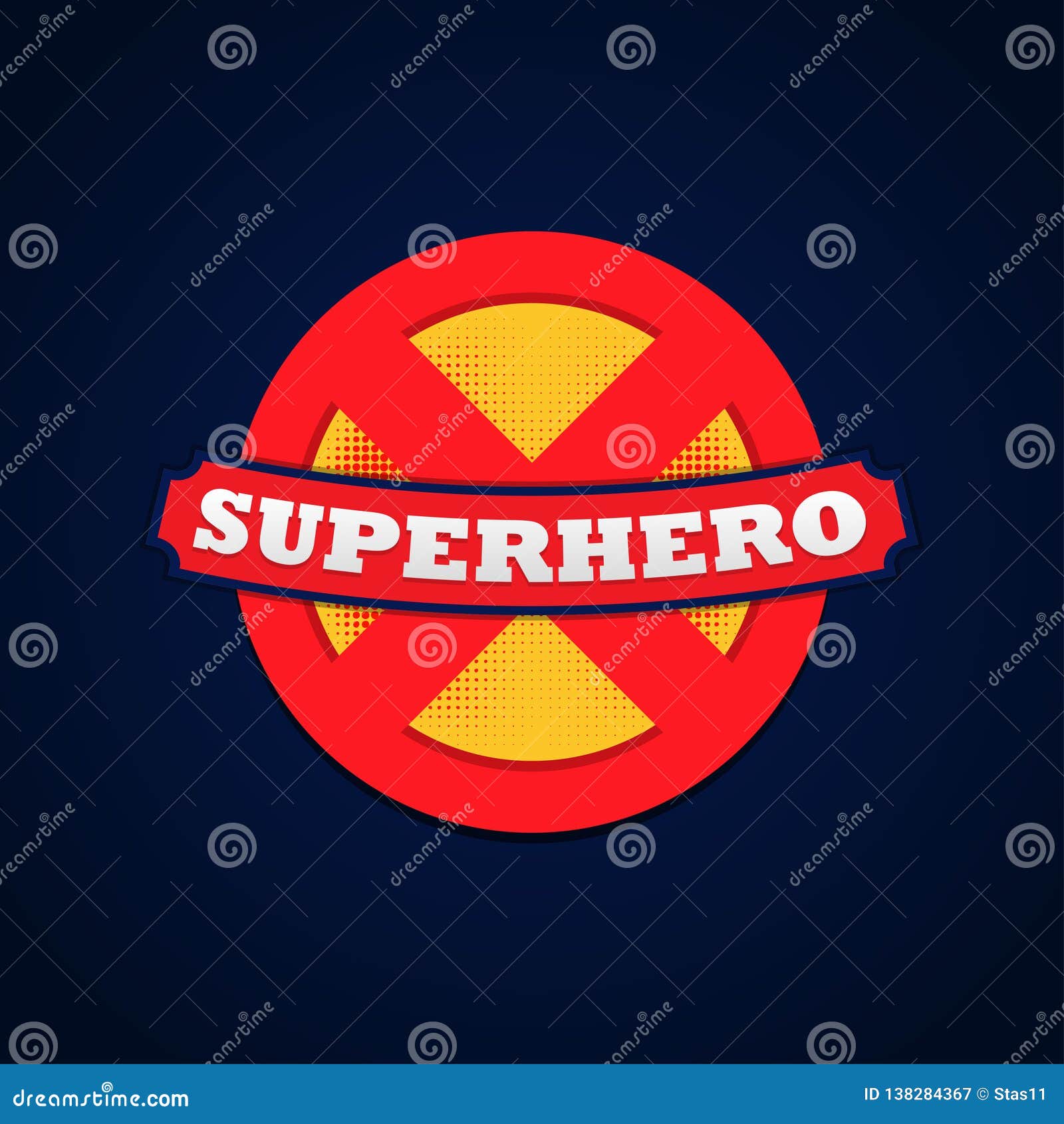 Super Hero Logo Powerfull Typography, T-shirt Graphics. Vector ...