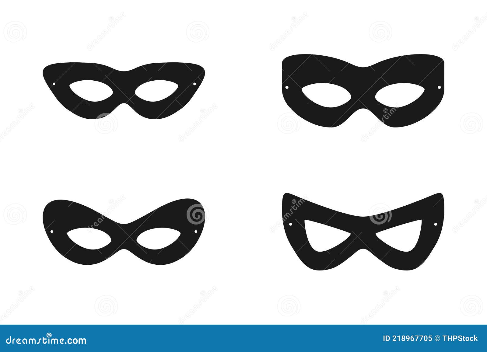 Hero Mask Vector Superhero Masque And Masking Face Cartoon Character ...