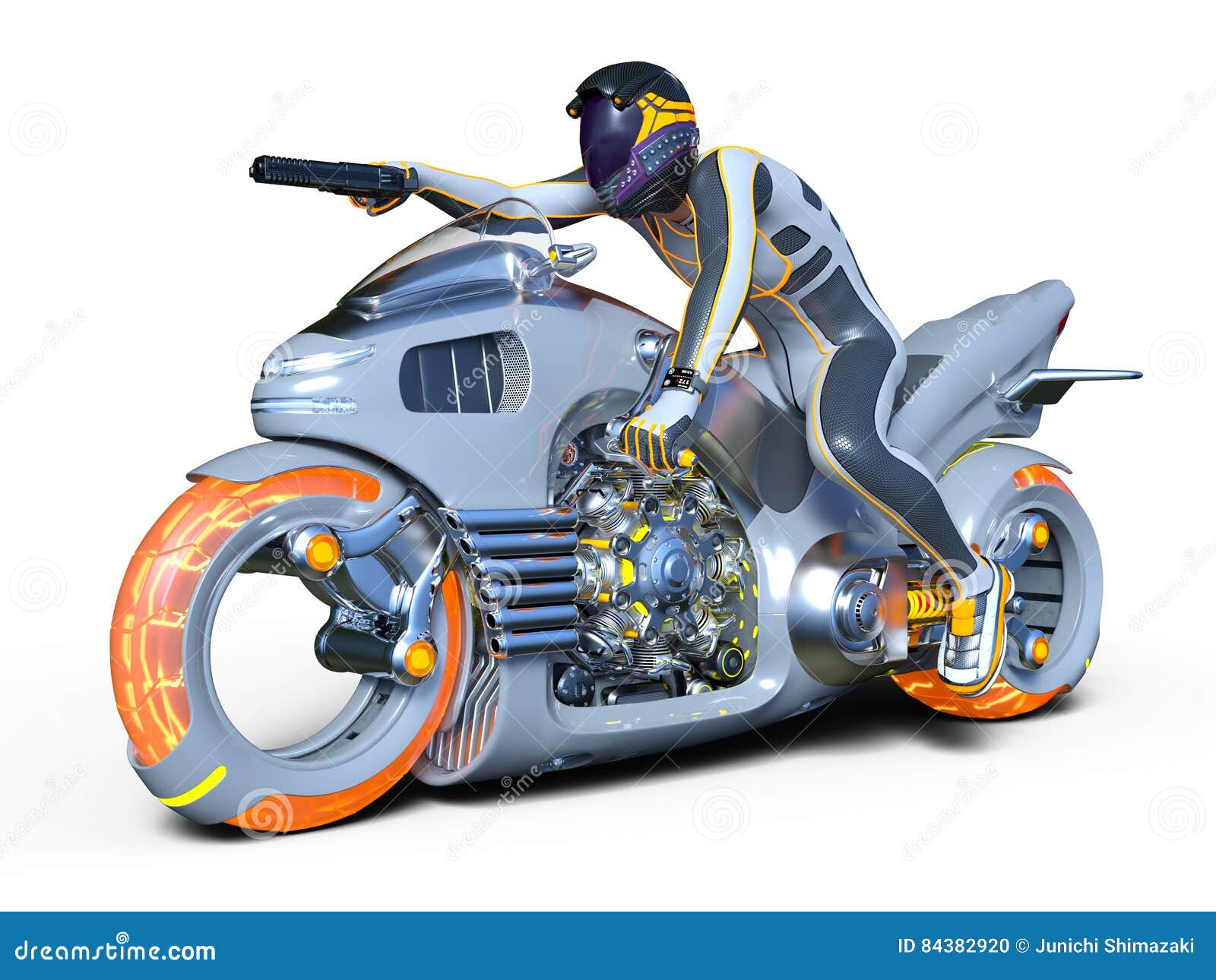Super hero rider stock illustration. Illustration of industry - 84382920