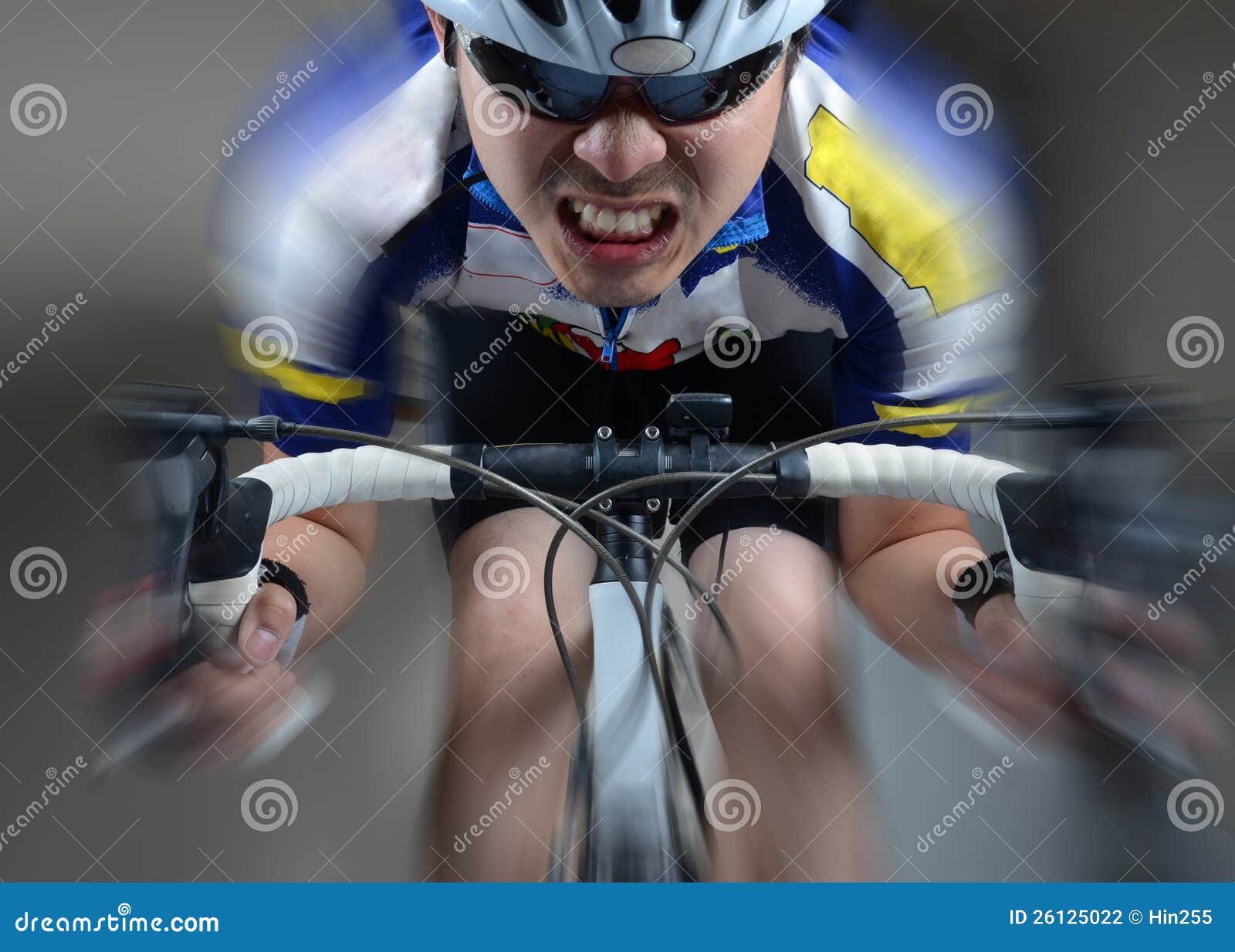 Super High Speed Cycler Riding Stock Photo - Image of sportiest ...