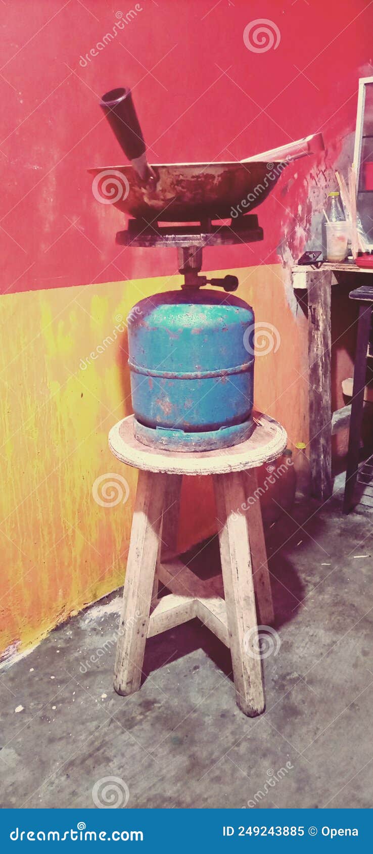 Super Kalan Tank on a Chair Stock Image - Image of super, yellow: 249243885