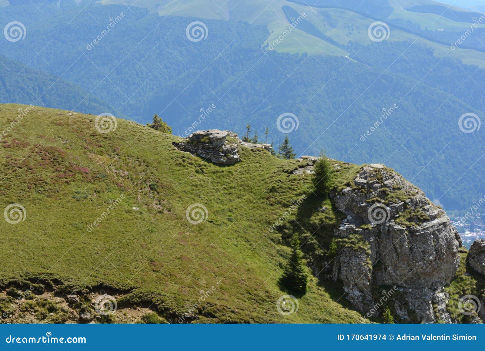 A Super Landscape from the Top of the Mountain. Stock Photo - Image of ...