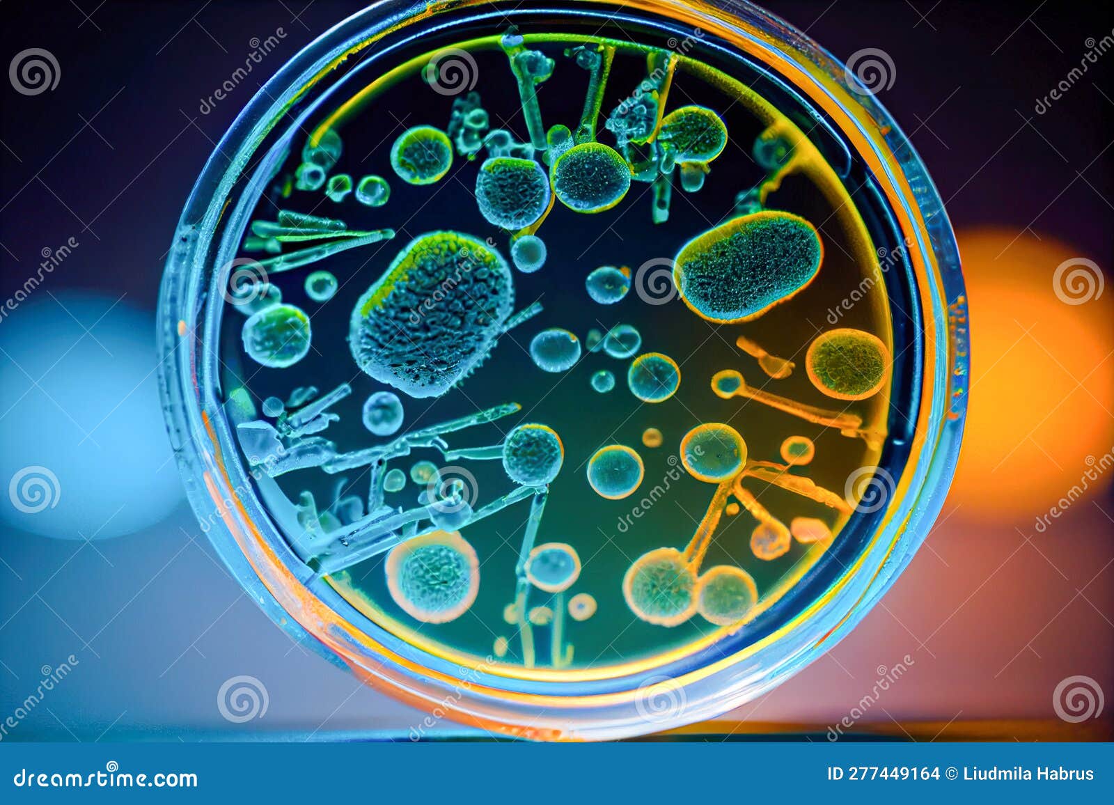 Super Macro Bacteria and Viruses. Generative AI, Generative, AI Stock ...