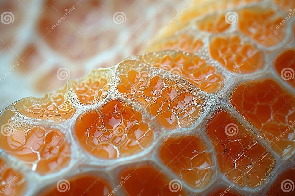 Super Macro View of Triangular Grooves in Finger Skin Structure with ...
