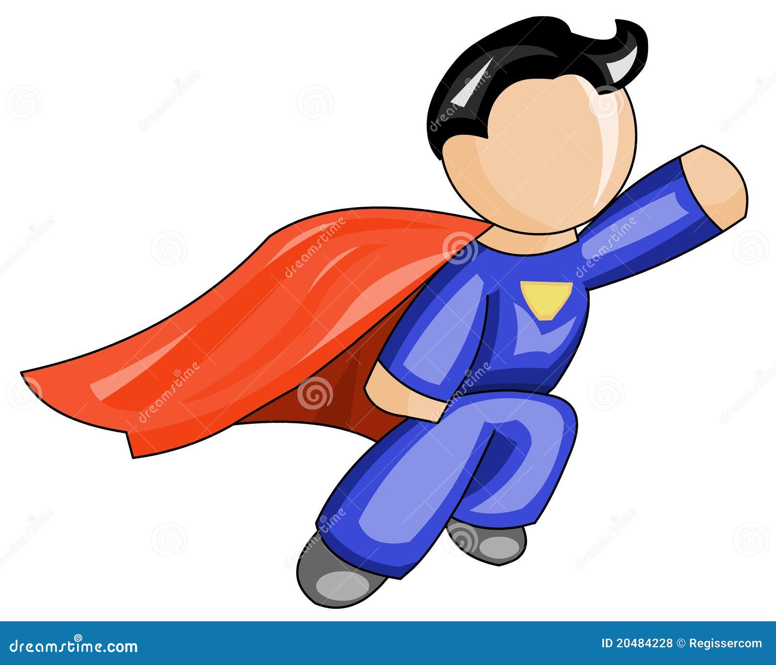 Super man icon stock vector. Illustration of muscular - 20484228