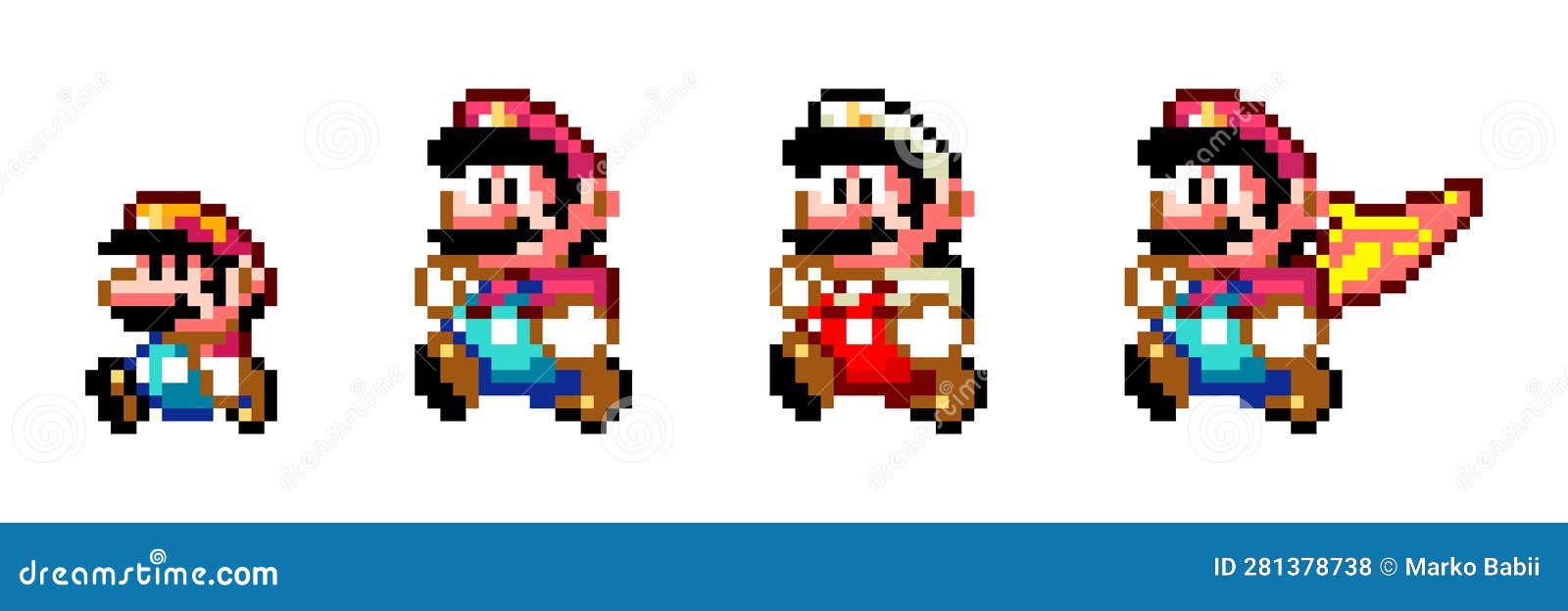 Super Mario Character Set Icons Editorial Stock Photo - Illustration of ... Super Mario Character Set Icons Editorial Stock Photo - Illustration of ...
