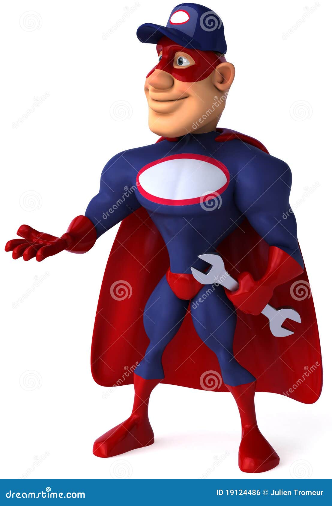 Super mechanic stock illustration. Illustration of cool - 19124486