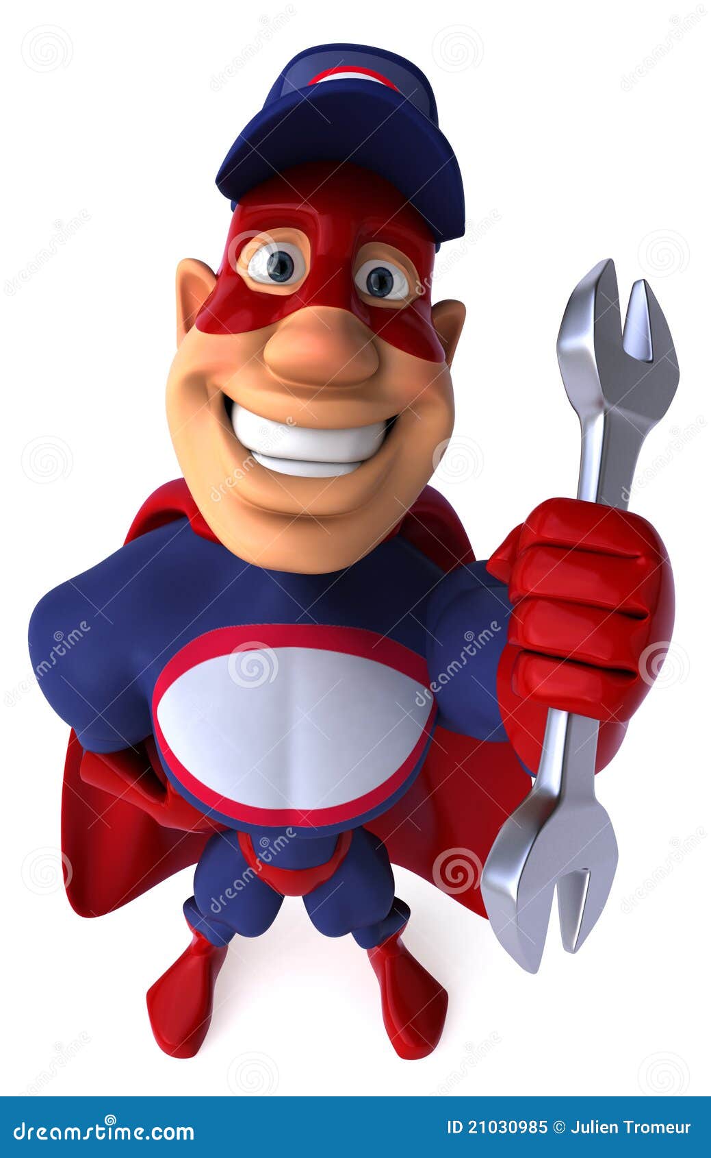 Super mechanic stock illustration. Illustration of human - 21030985