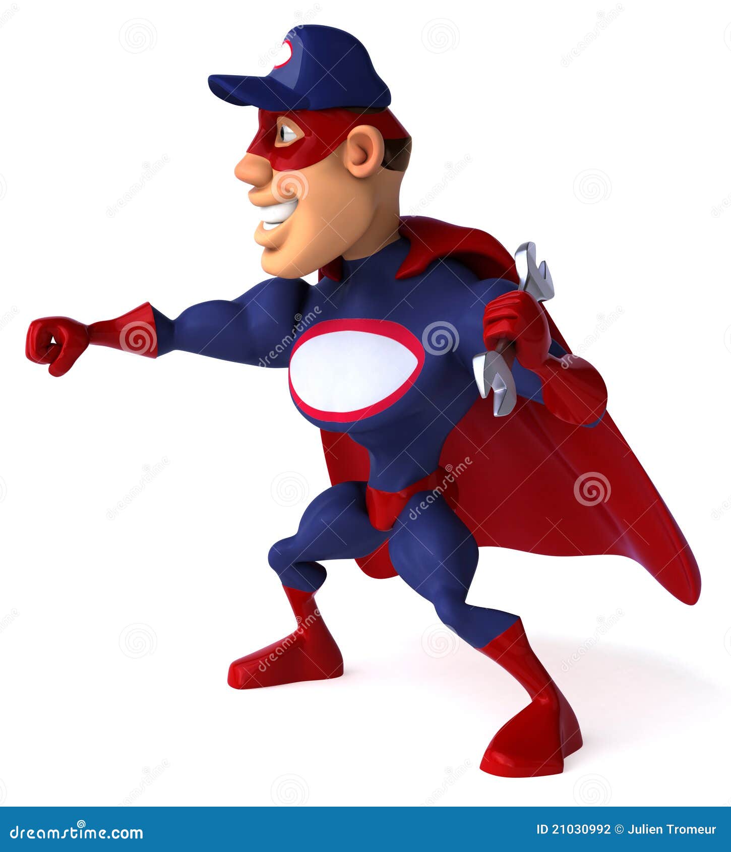 Super mechanic stock illustration. Illustration of disguise - 21030992