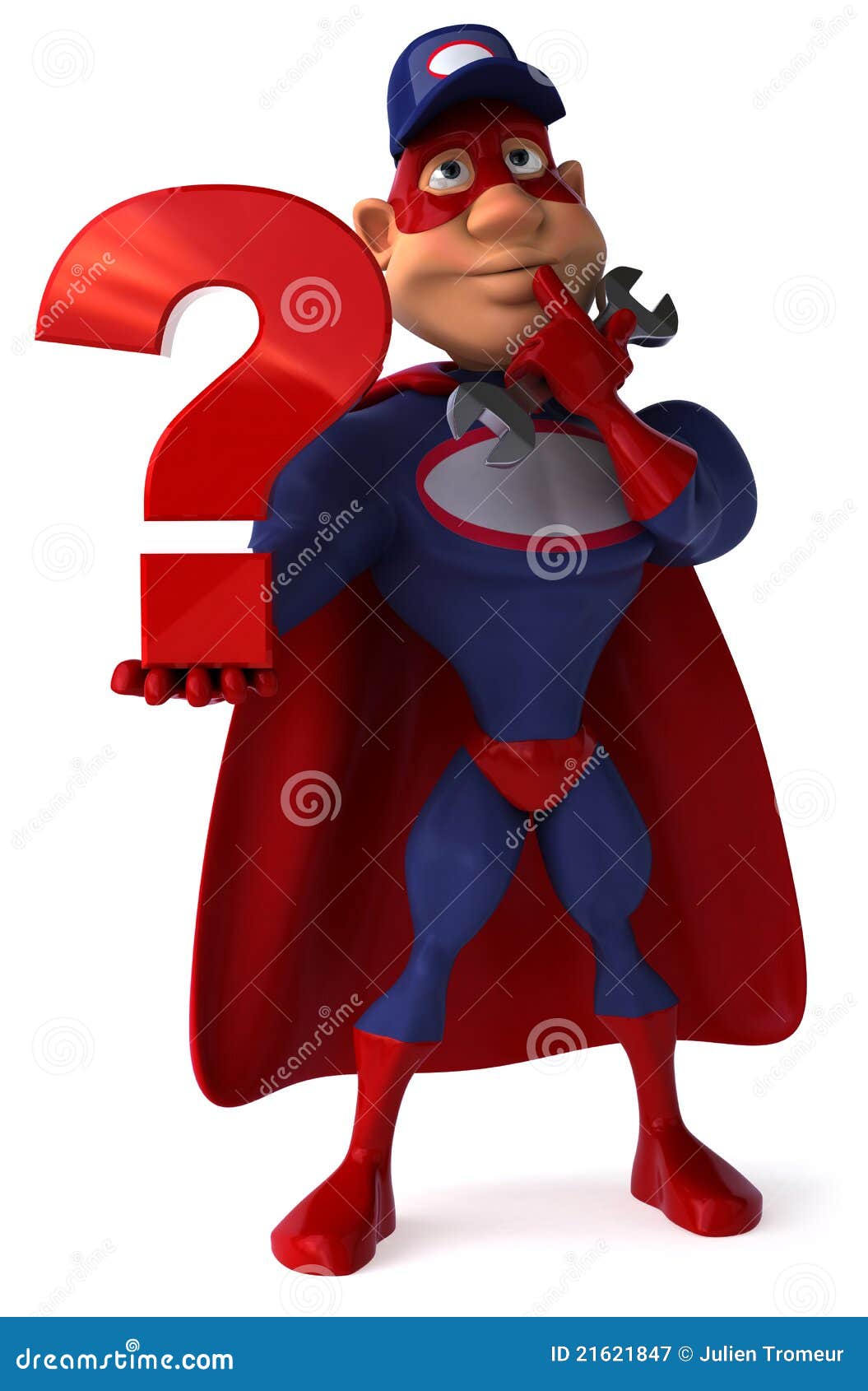 Super mechanic stock illustration. Illustration of repair - 21621847