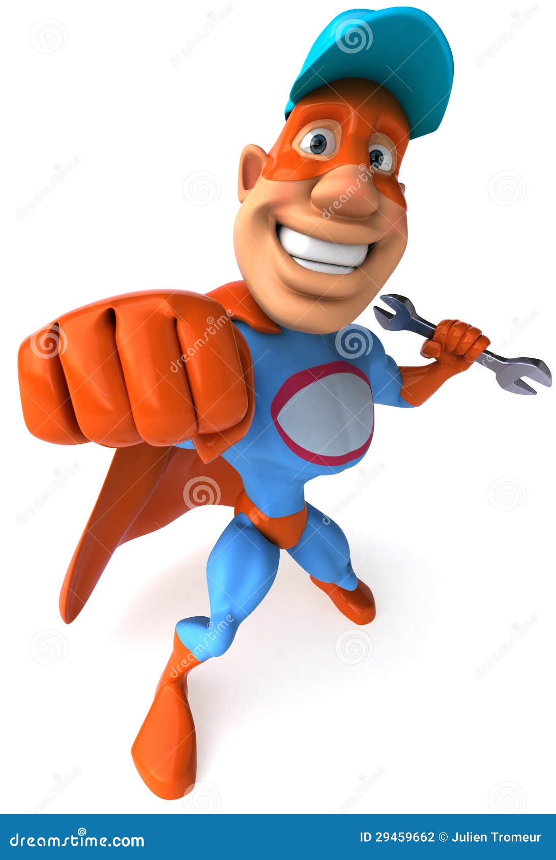 Super mechanic stock illustration. Illustration of disguise - 29459662